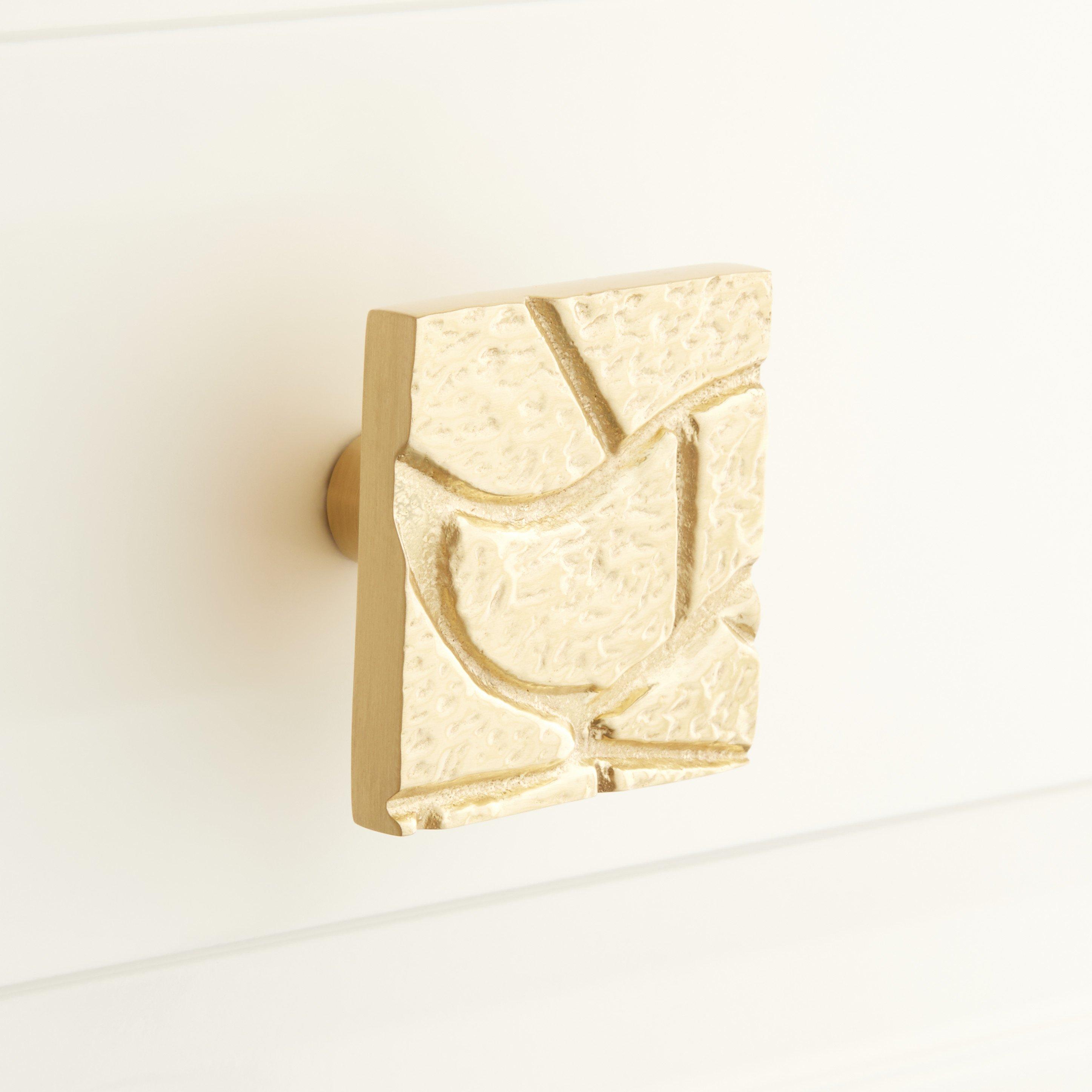 Hosmer Solid Brass Square Cabinet Knob | Signature Hardware