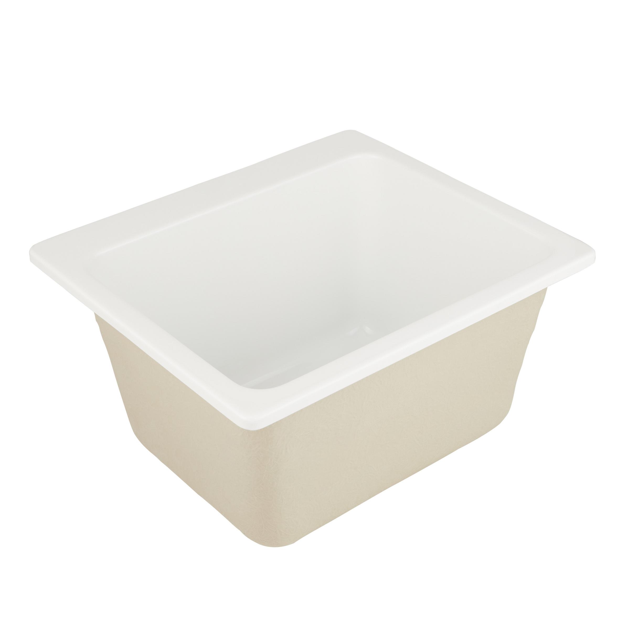 Medford Acrylic Undermount Laundry Sink | Signature Hardware