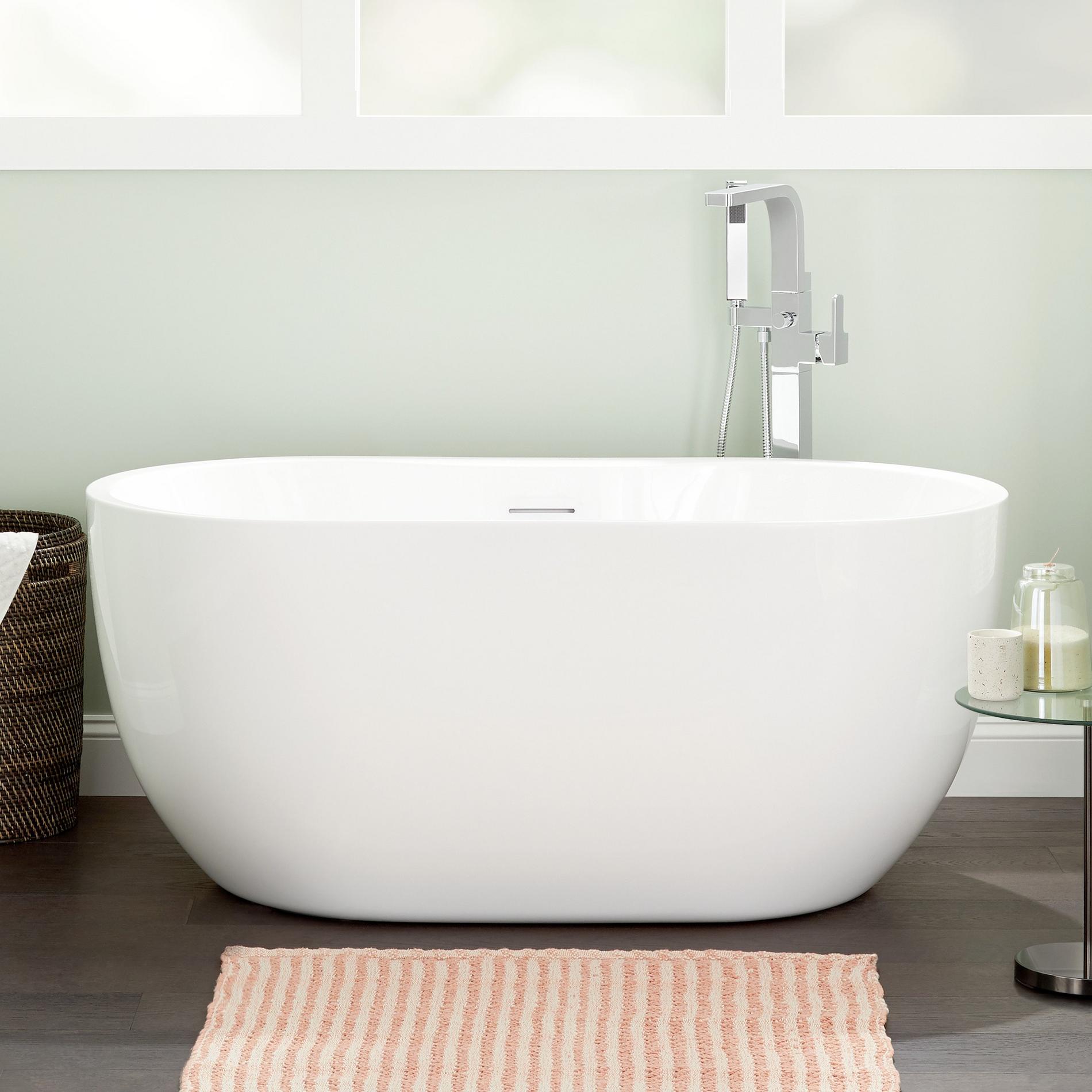 56" Boyce Acrylic Freestanding Tub | Signature Hardware