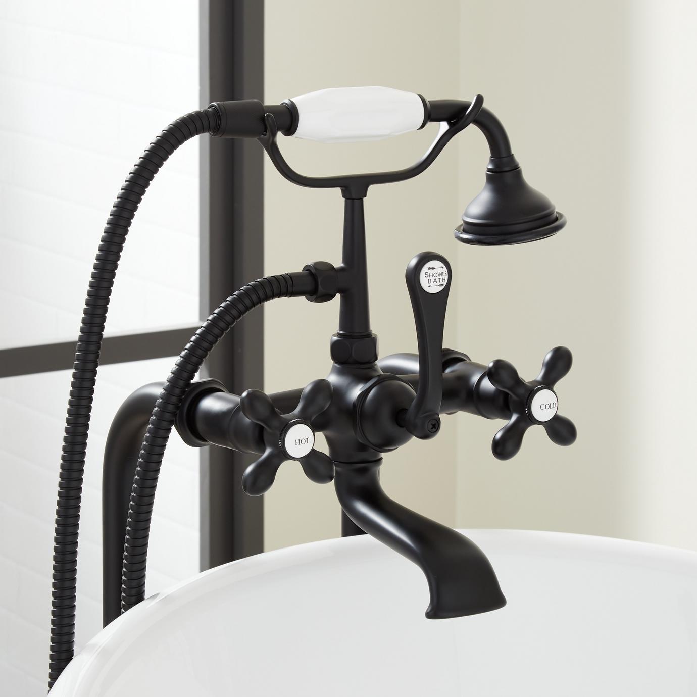 Floor Mount Freestanding Tub Faucets | Signature Hardware | Signature ...