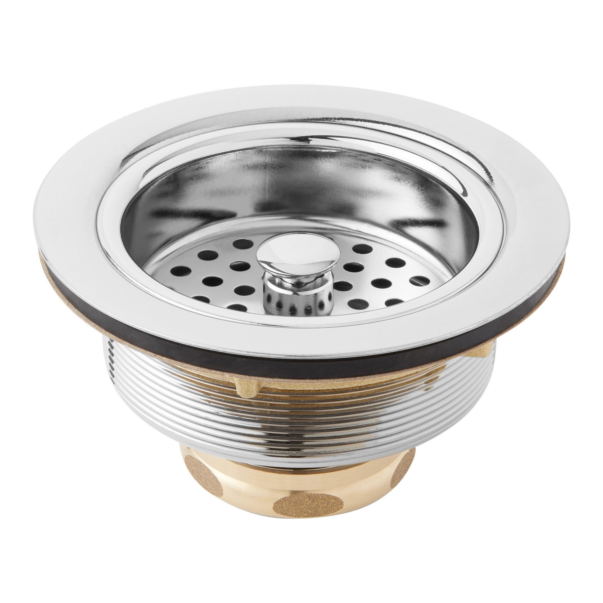 Strainer Basket with Lift Stopper - 3-1/2" | Signature Hardware