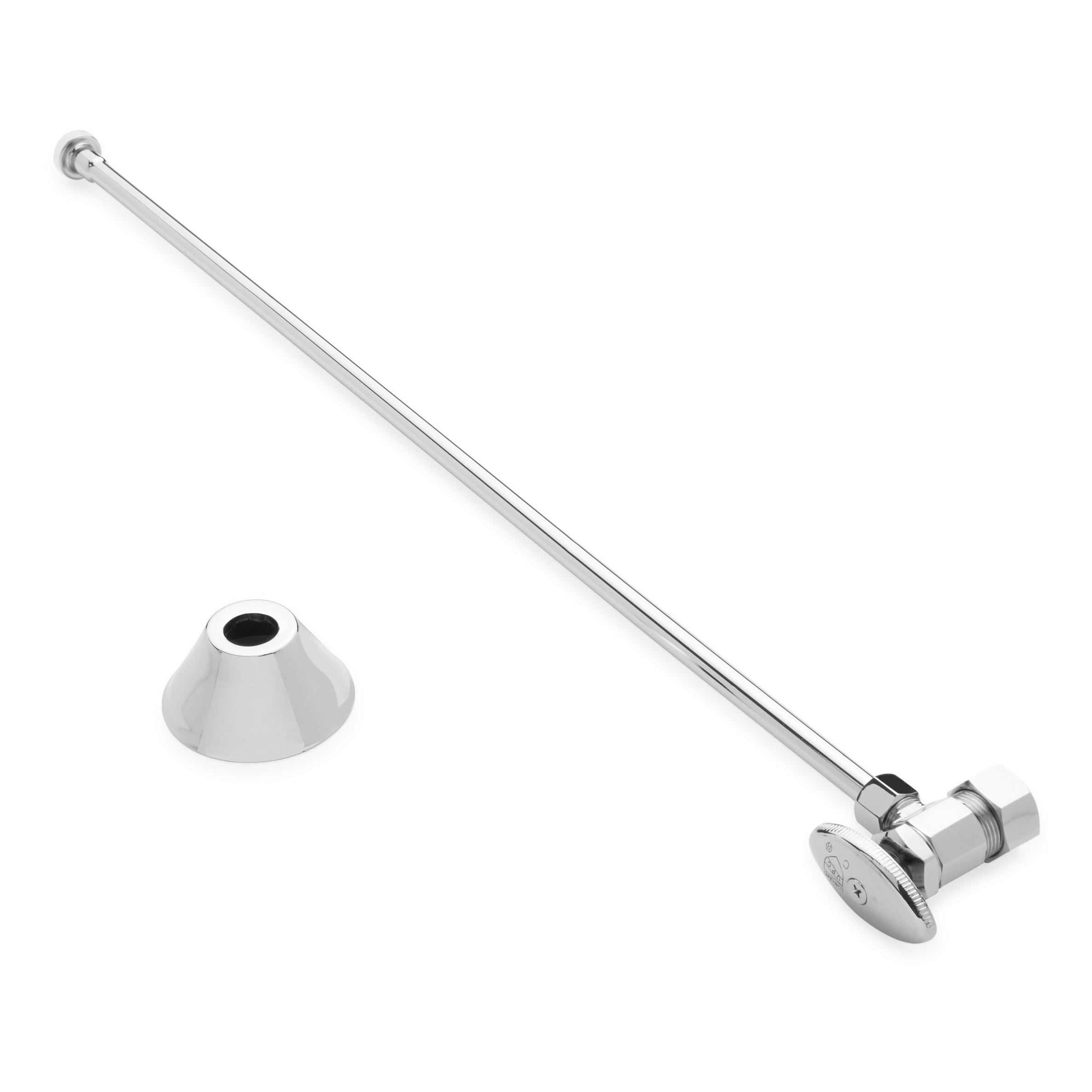 Toilet Supply Kit with 5/8" OD X 3/8" OD Angle Stop | Signature Hardware