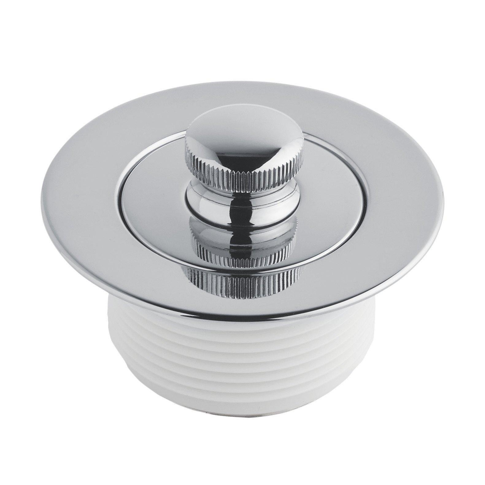 Lift & Turn Tub Drain with Adapter Sleeve - Chrome | Signature Hardware