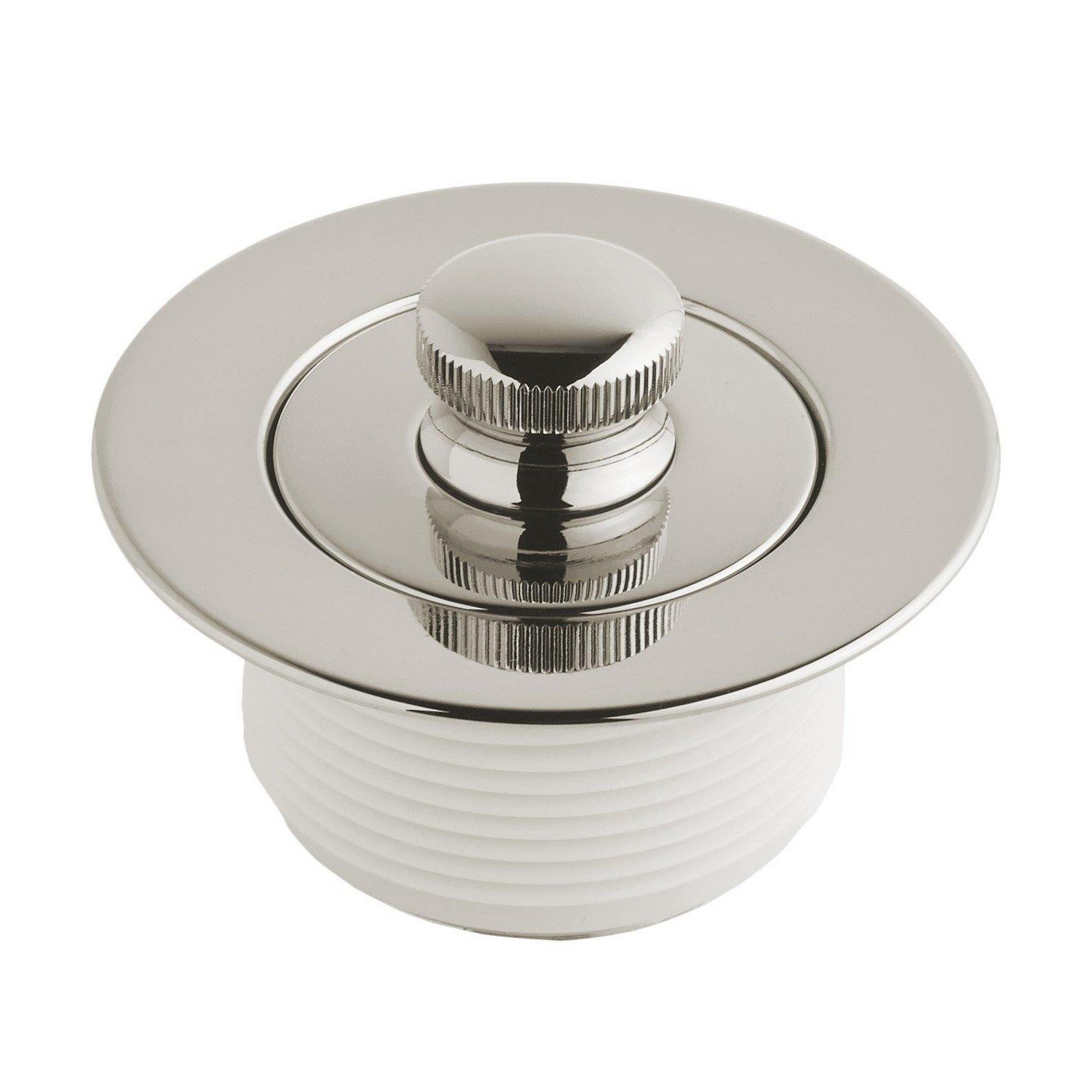 Lift & Turn Tub Drain with Adapter Sleeve - Polished Nickel | Signature ...