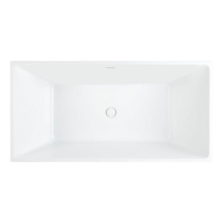 67" Hibiscus Rectangular Acrylic Freestanding Tub | Signature Hardware