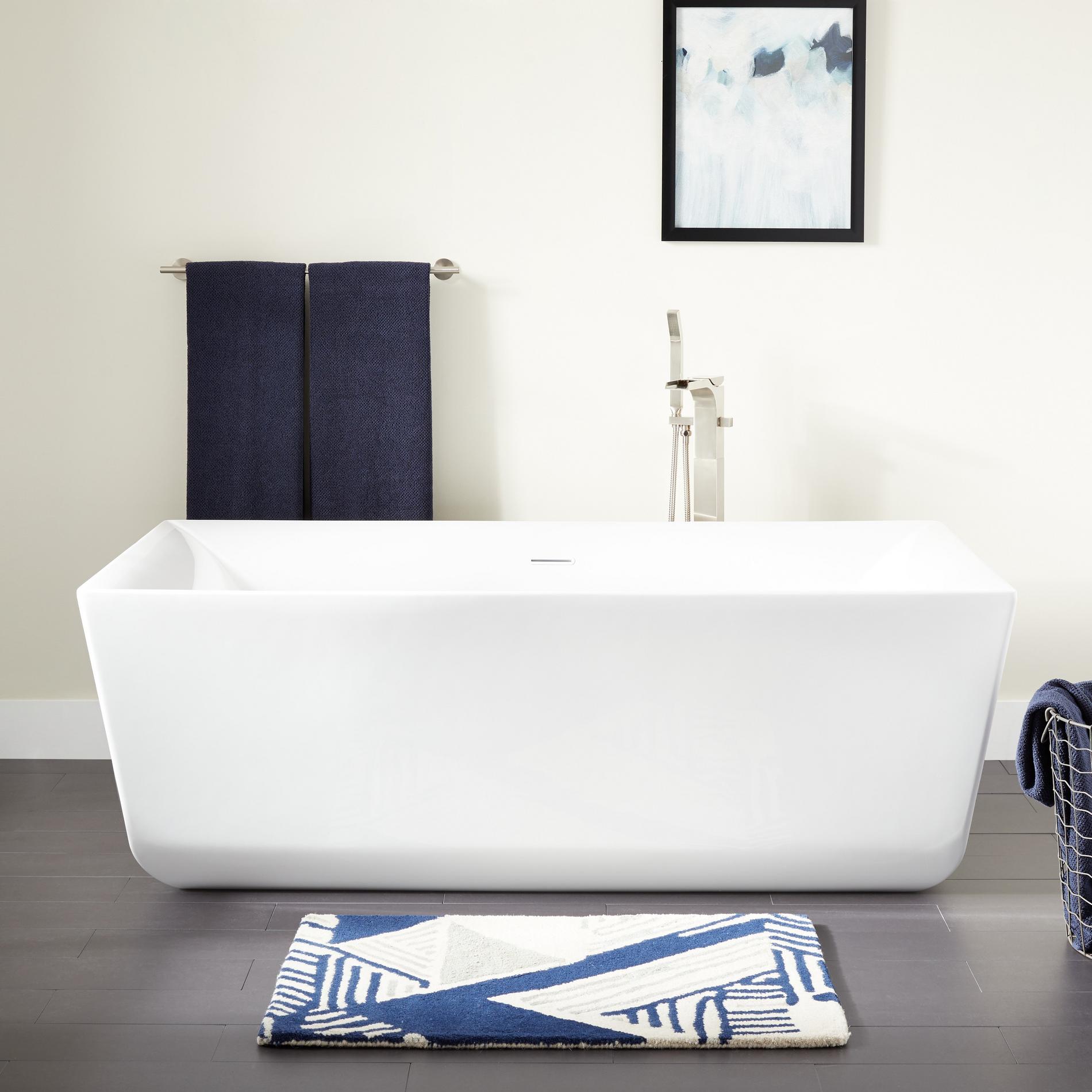 67" Nassau Acrylic Freestanding Tub | Signature Hardware