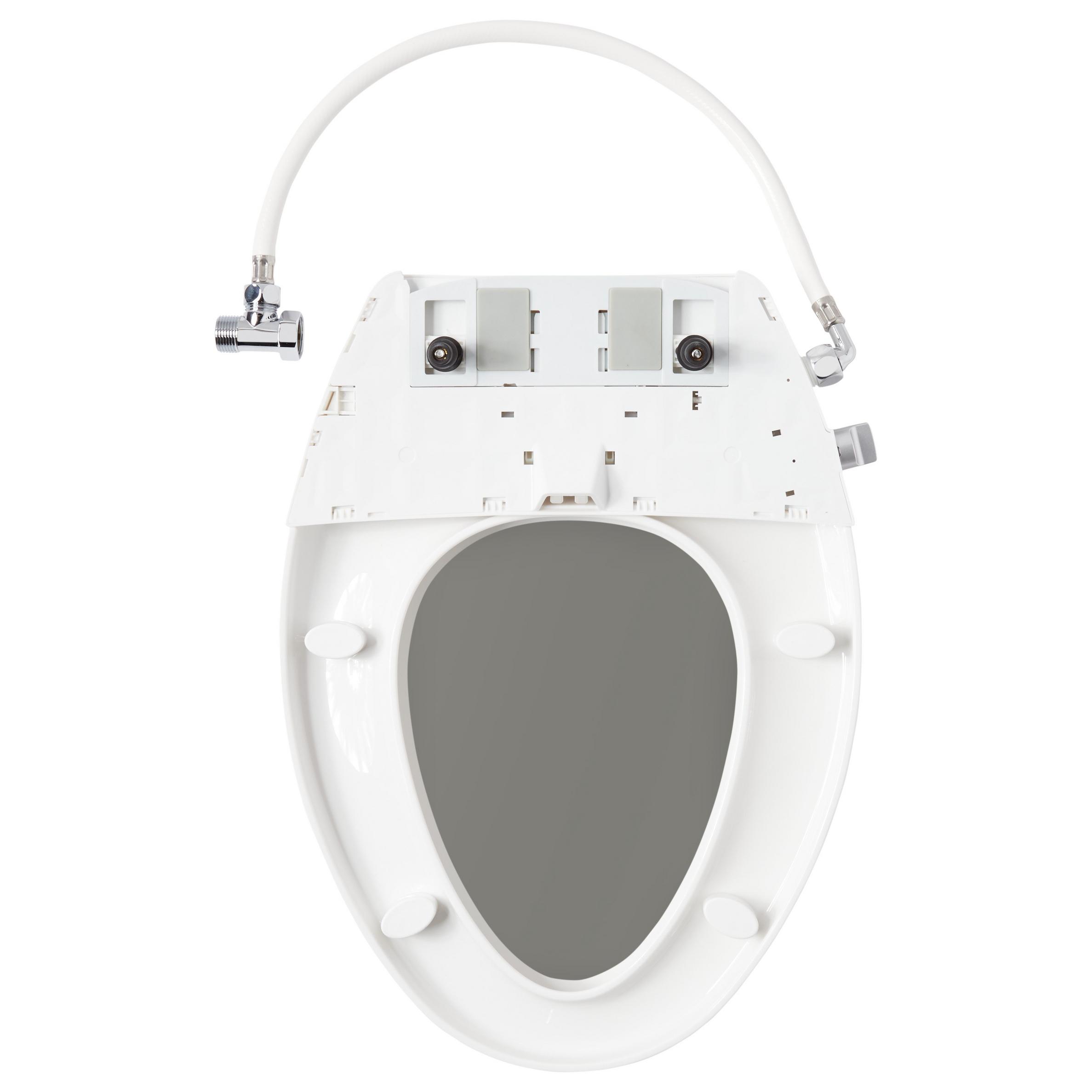 Sitka One-Piece Elongated Skirted Toilet - White | Signature Hardware