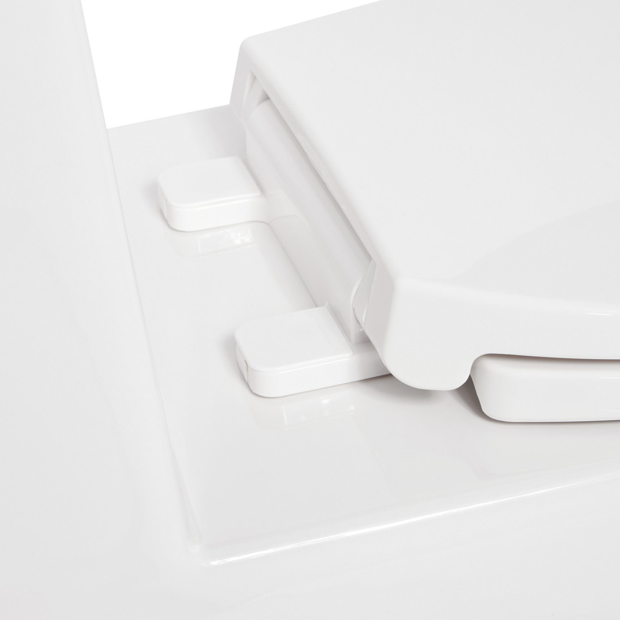 Sitka One-Piece Elongated Skirted Toilet - White | Signature Hardware