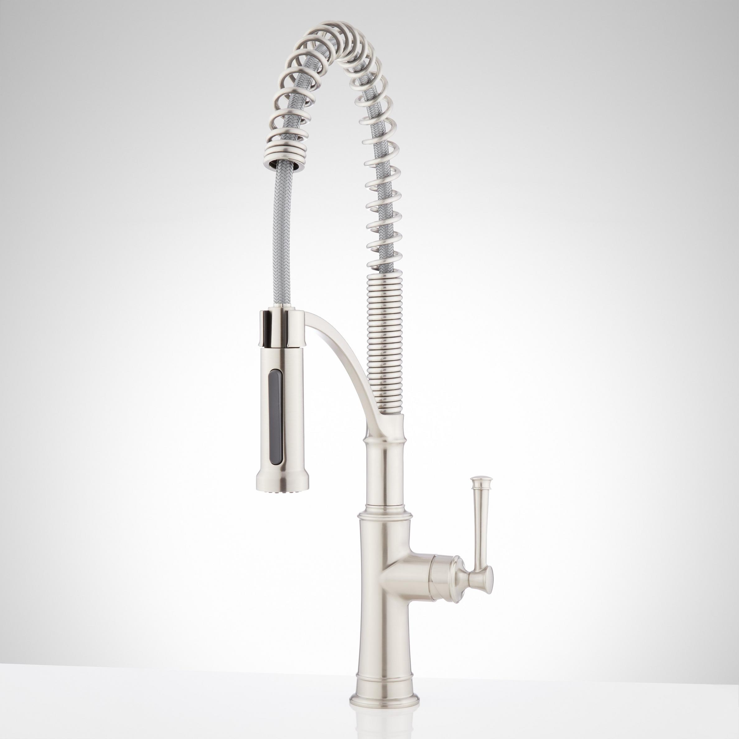 Beasley Kitchen Faucet with Pull-Down Spring Spout | Signature Hardware