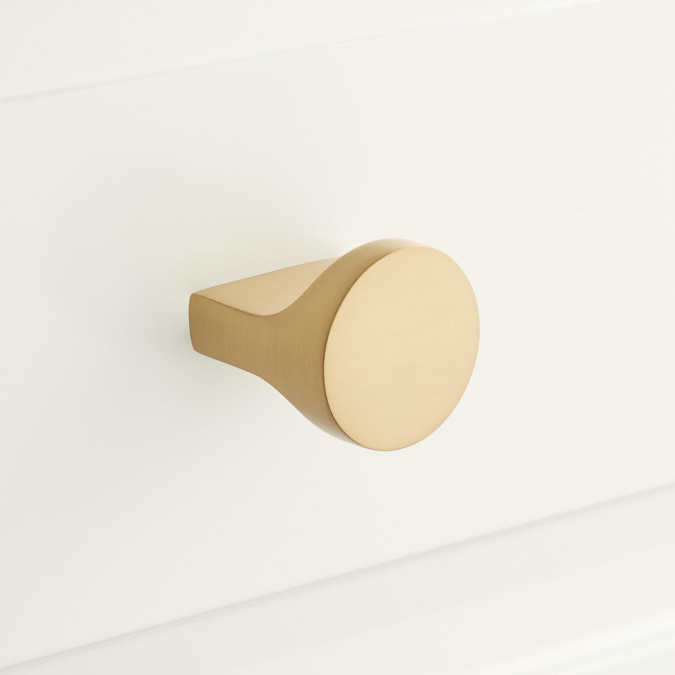 Ruedo Solid Brass Oval Cabinet Knob | Signature Hardware