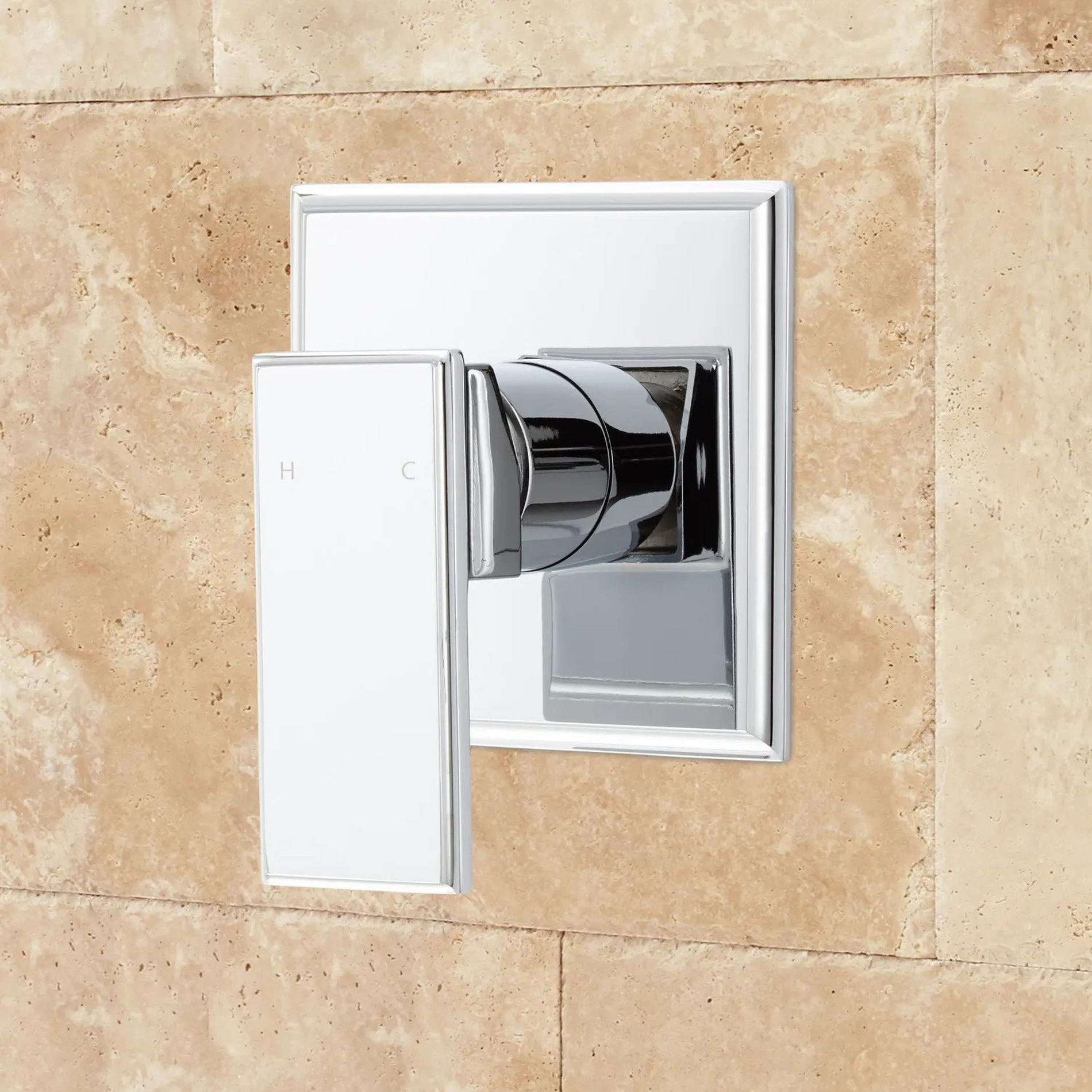 Ryle Rainfall Shower Set - Chrome | Signature Hardware