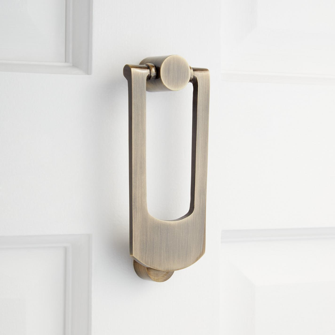 Tyson Brass Door Knocker | Signature Hardware