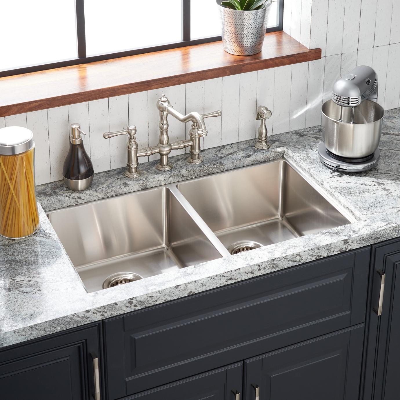 Double Bowl Kitchen Sinks