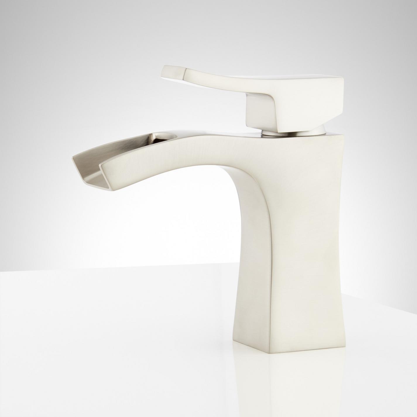 Vilamonte Single-Hole Waterfall Bathroom Faucet | Signature Hardware