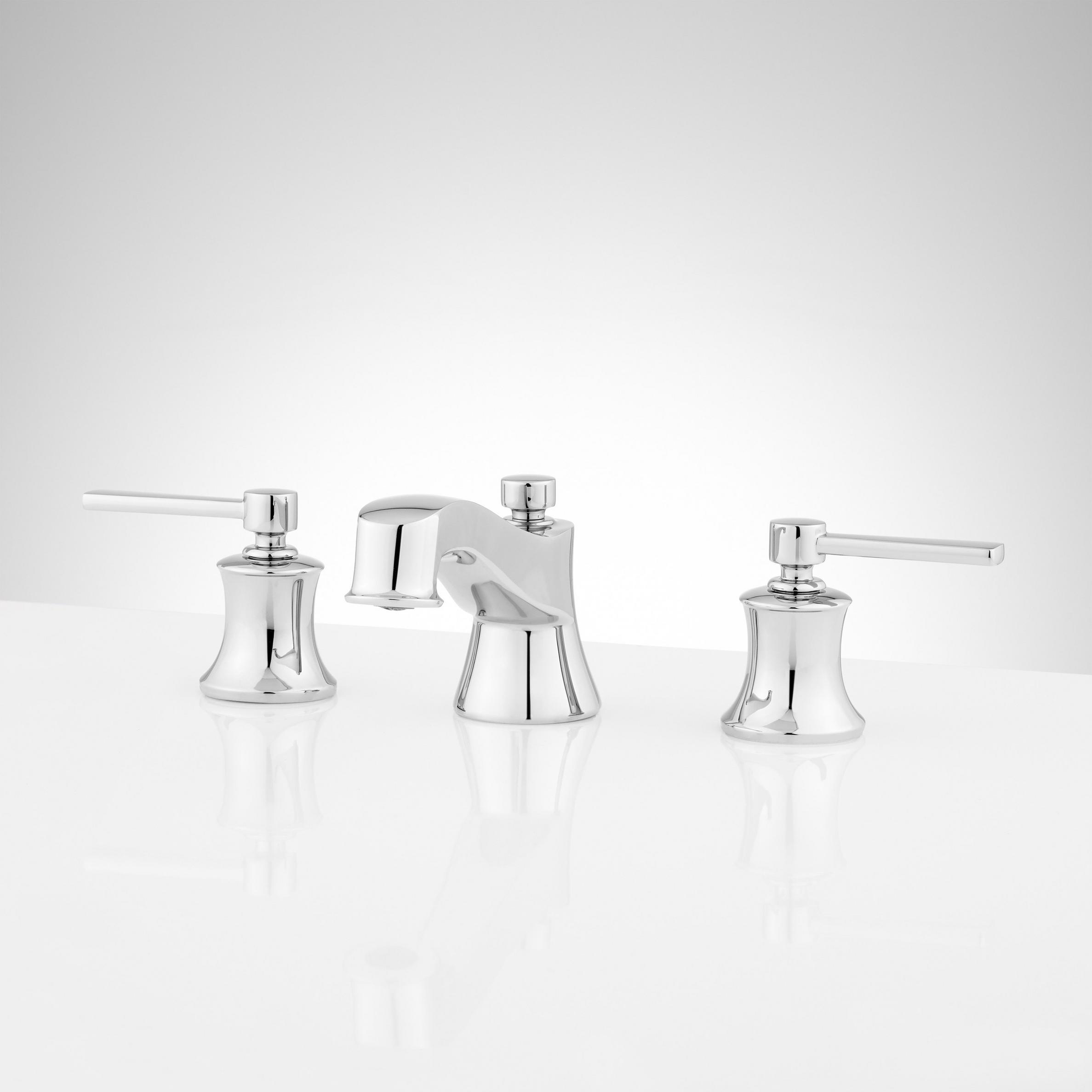 Pendleton Widespread Bathroom Faucet - Chrome | Signature Hardware