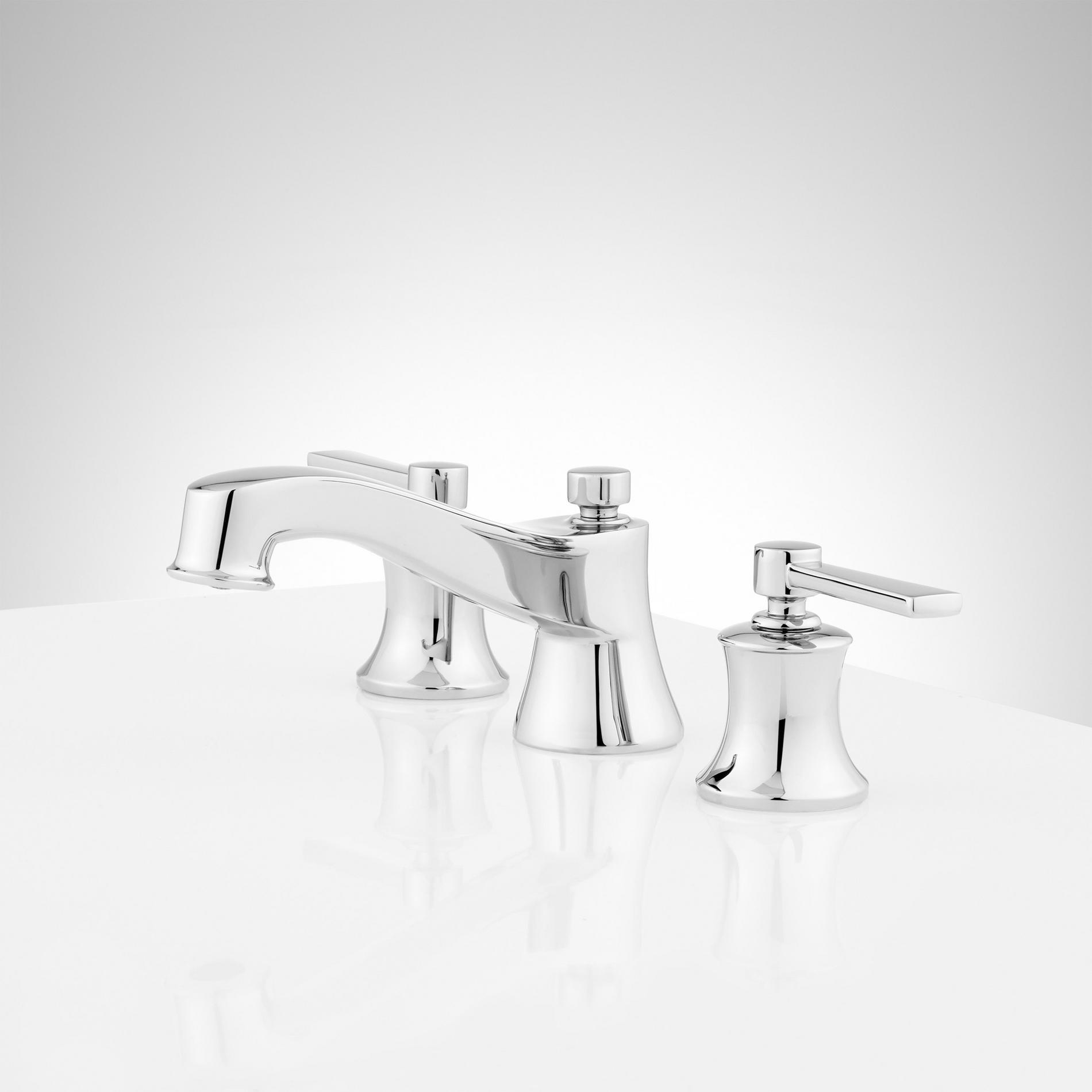 Pendleton Widespread Bathroom Faucet - Chrome | Signature Hardware