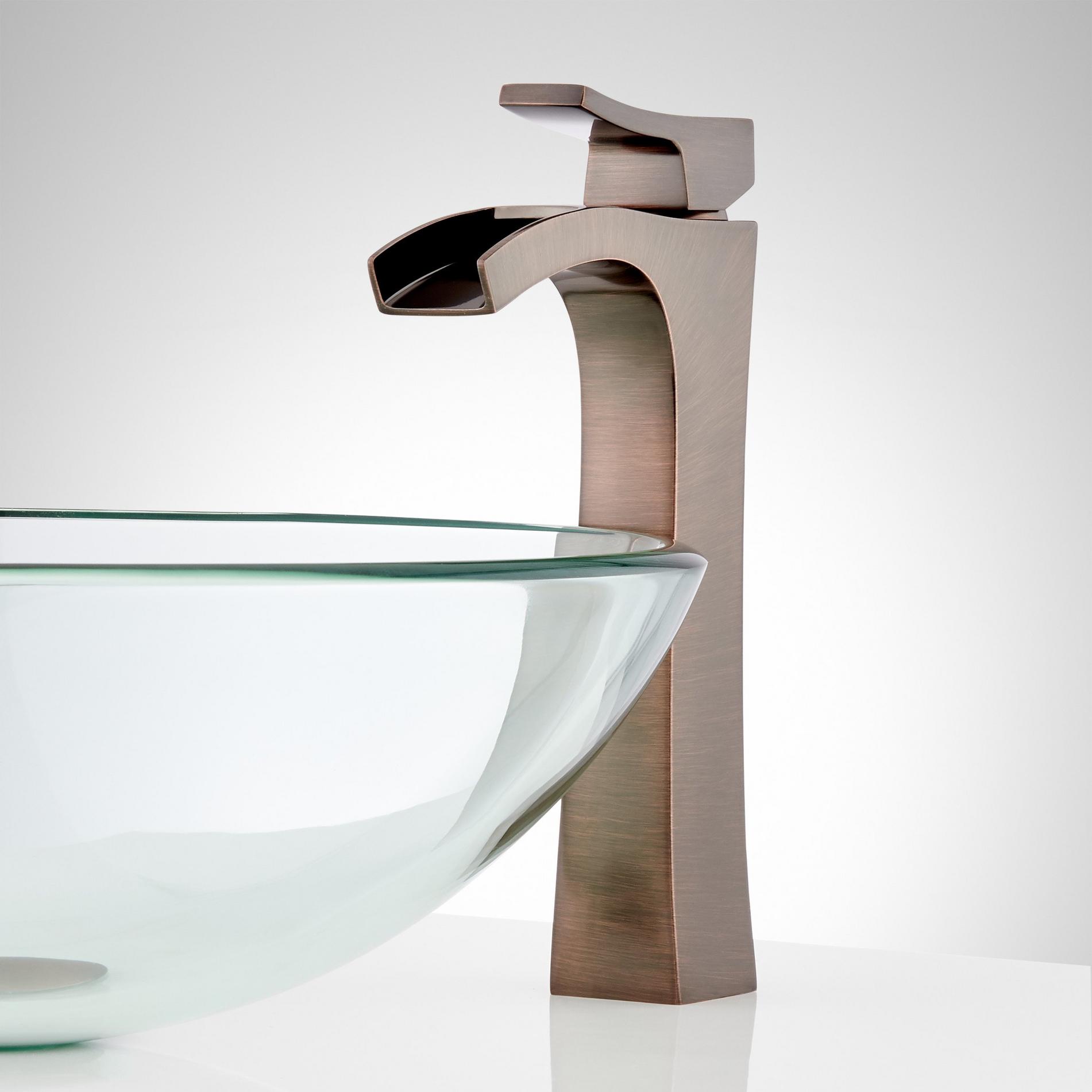 Vilamonte Waterfall Vessel Faucet - Oil Rubbed Bronze | Signature Hardware