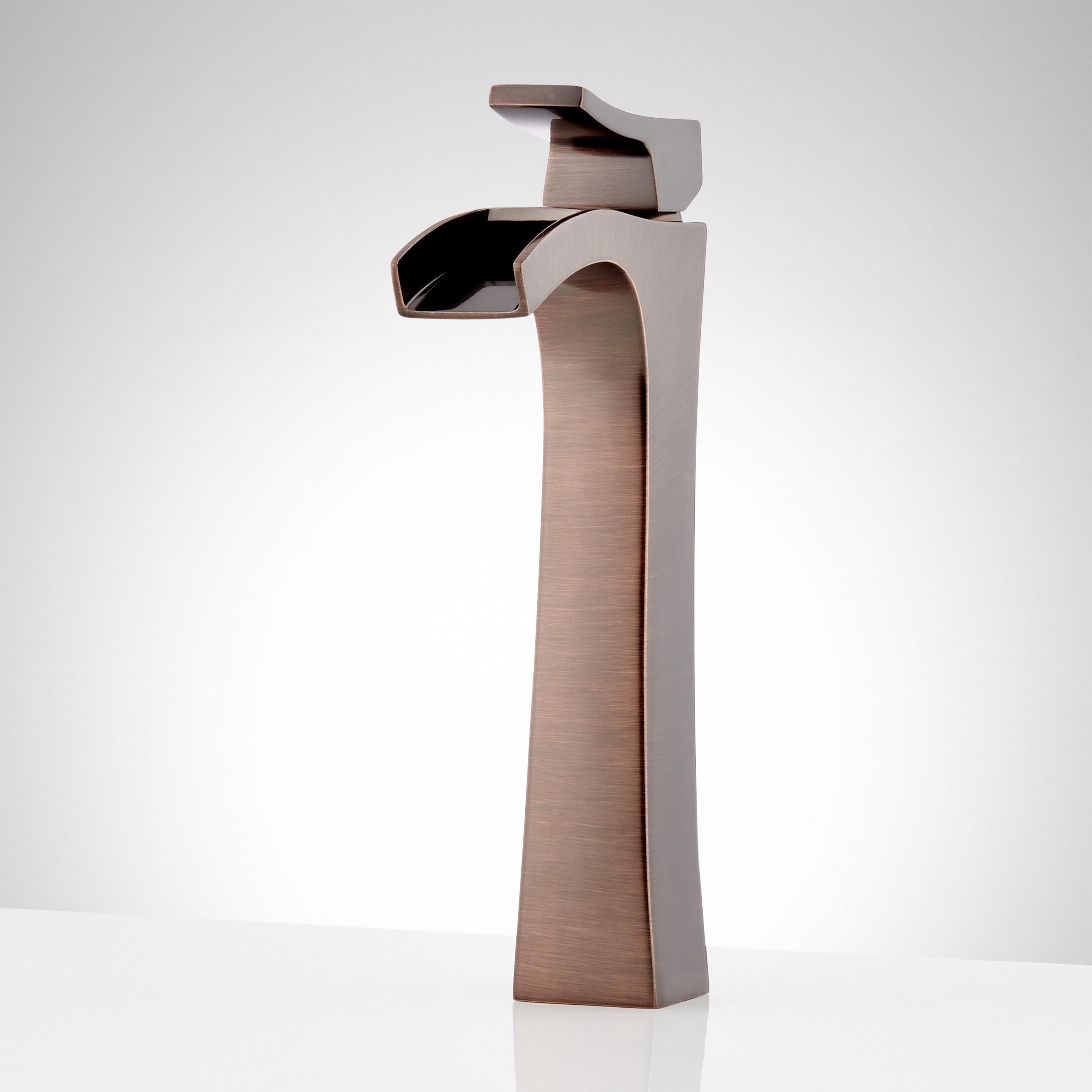 Vilamonte Waterfall Vessel Faucet - Oil Rubbed Bronze | Signature Hardware