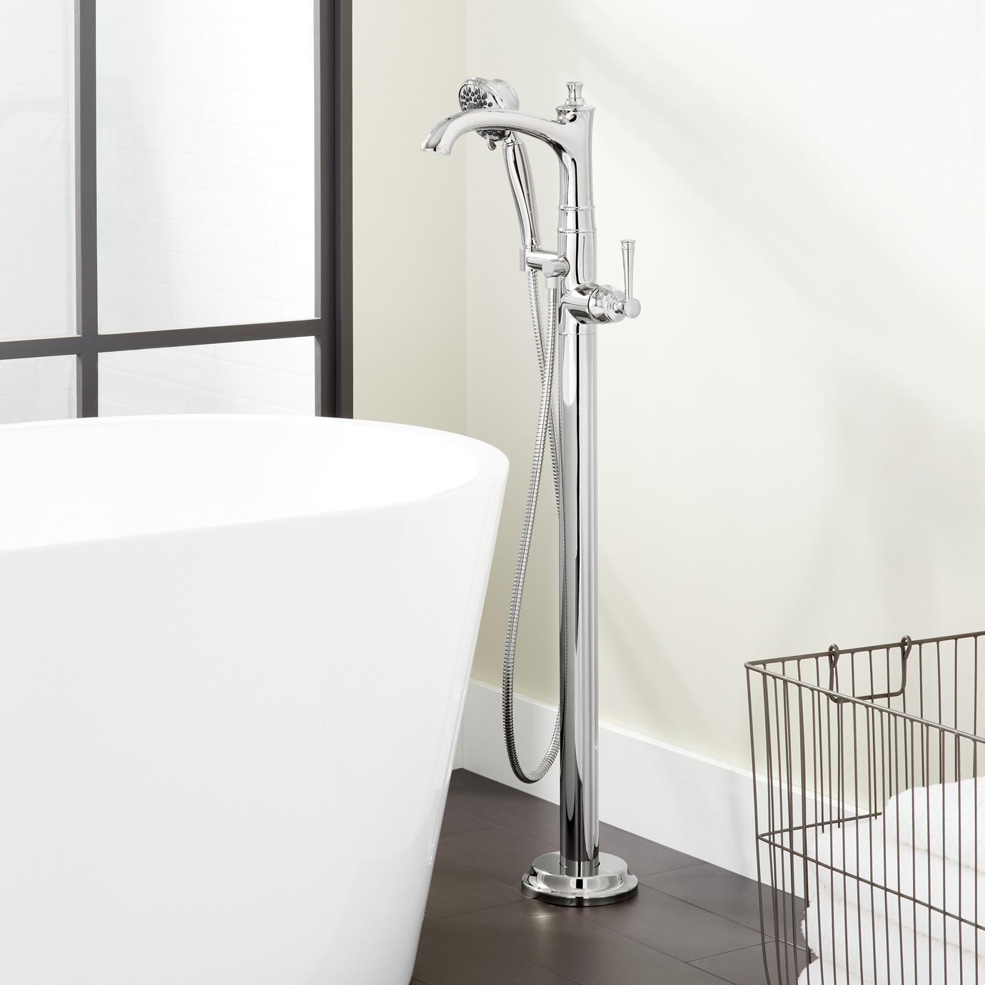 Floor Mount Freestanding Tub Faucets | Signature Hardware | Signature ...