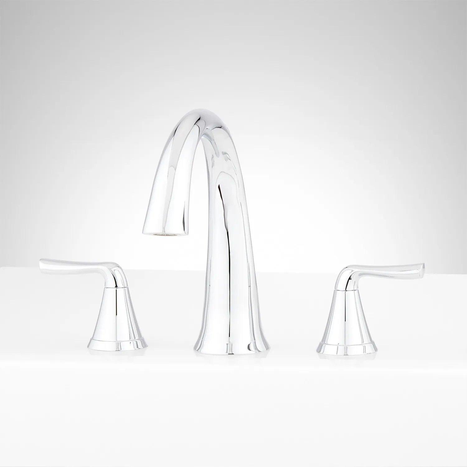 Provincetown 3-Hole Roman Tub Faucet - With Rough-In Valve - Chrome ...