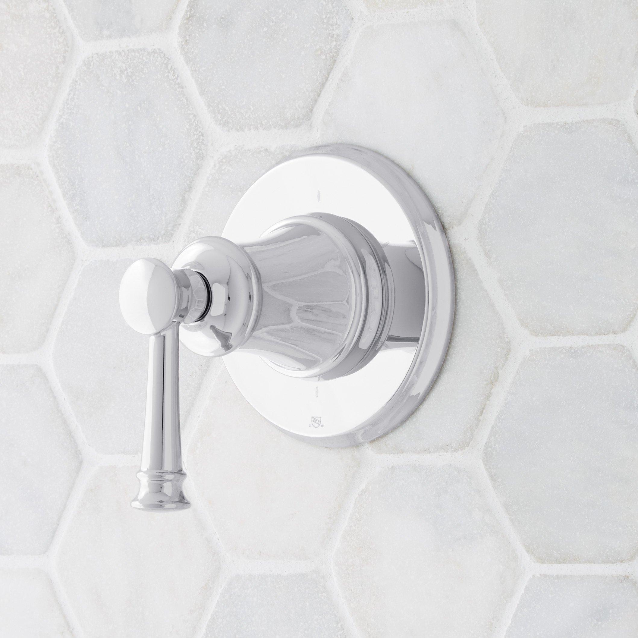 Beasley In-Wall Shower Diverter with Valve - Chrome | Signature Hardware