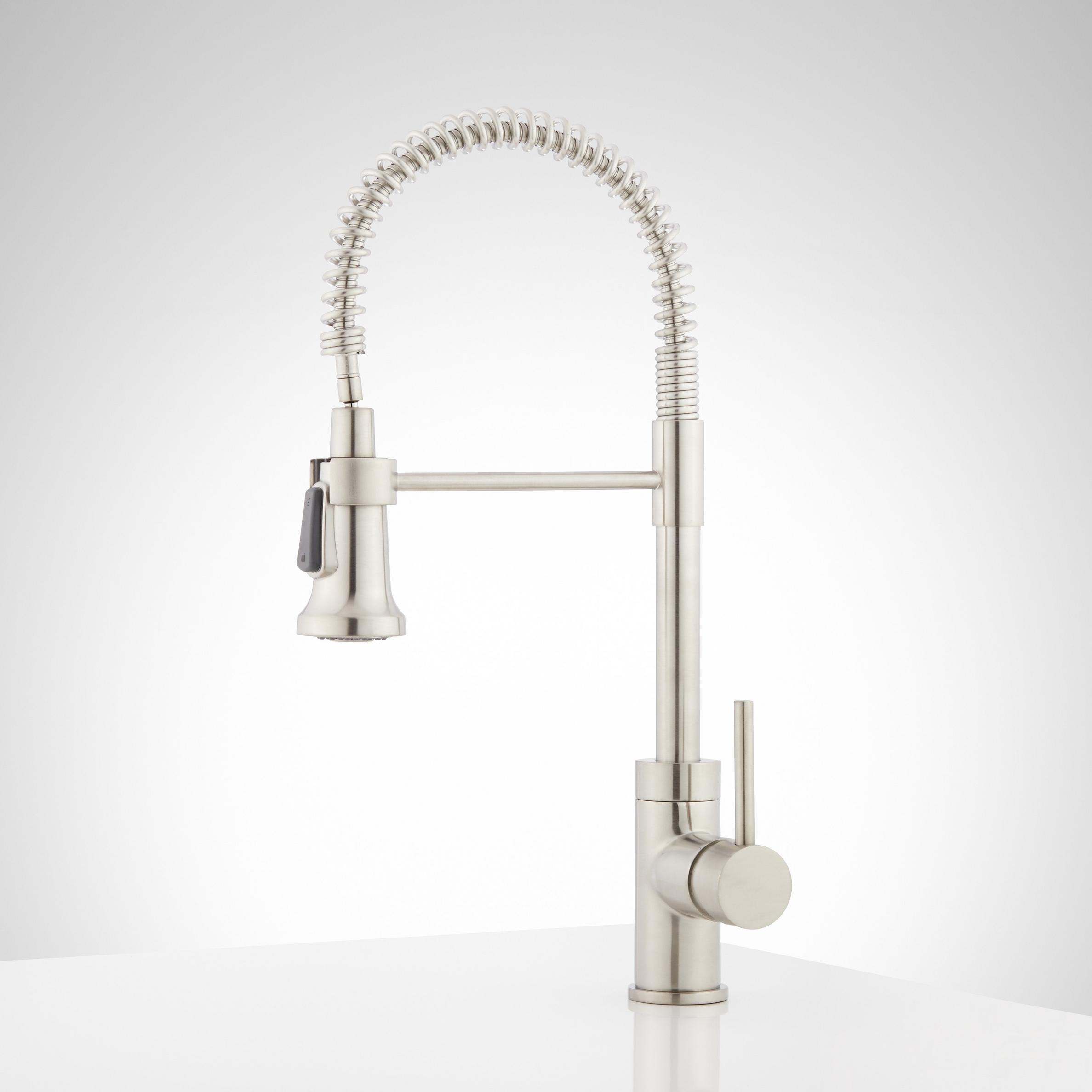 19" Presidio Kitchen Faucet with Pull-Down Spring Spout | Signature ...