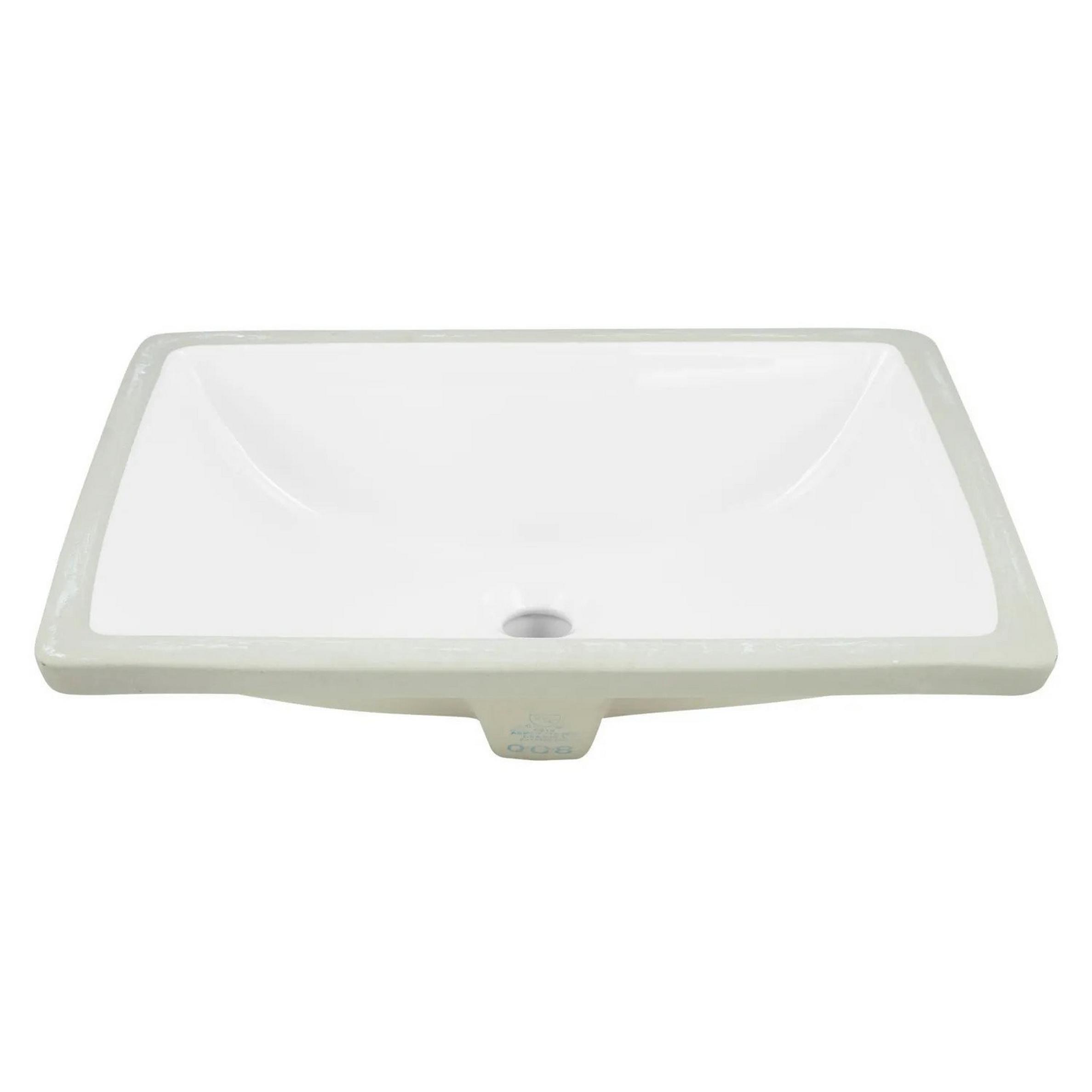 73" x 22" 3cm Quartz Vanity Top for Rectangular Undermount Sinks ...