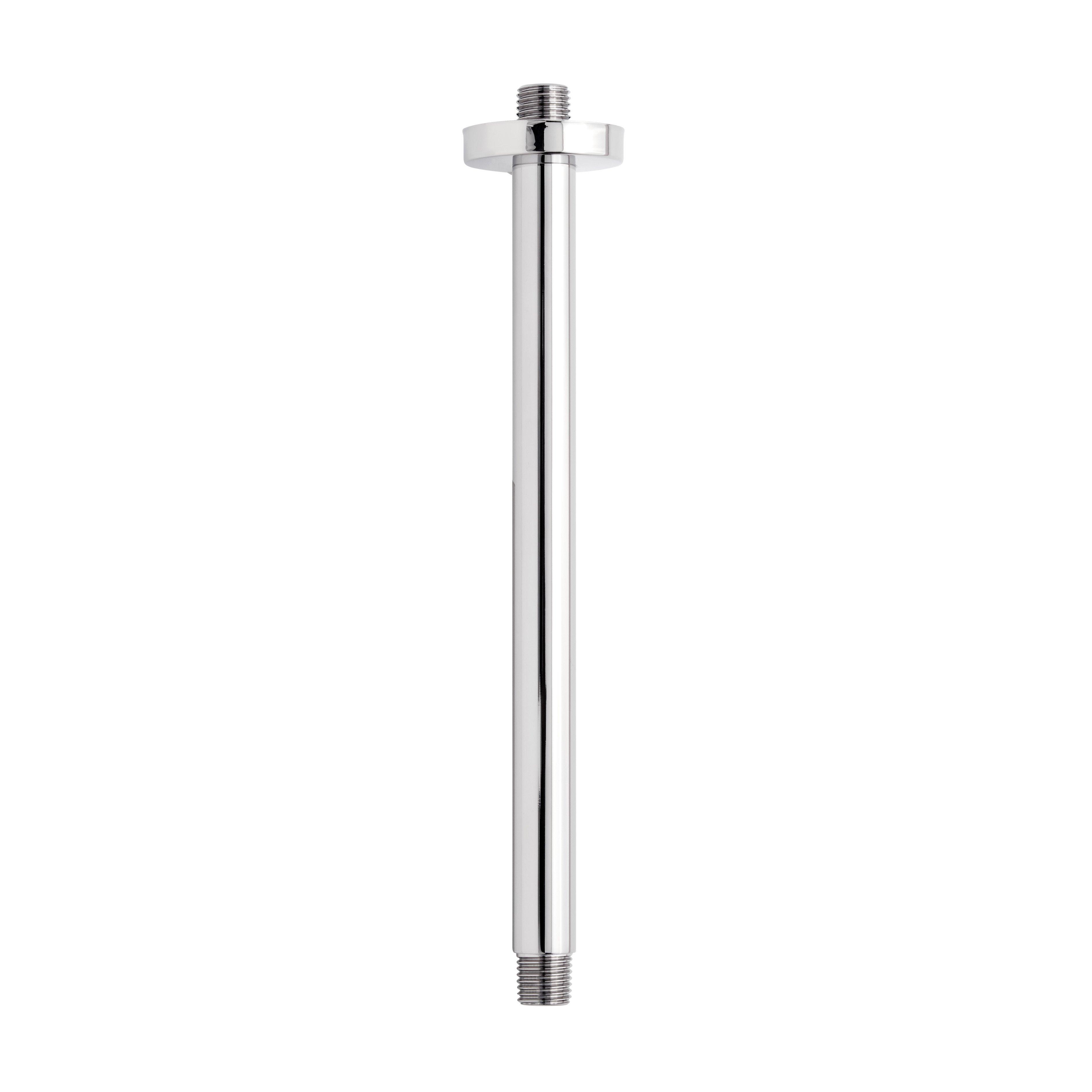 FundamentALL 12" Ceiling-Mount Shower Arm and Flange - Chrome ...