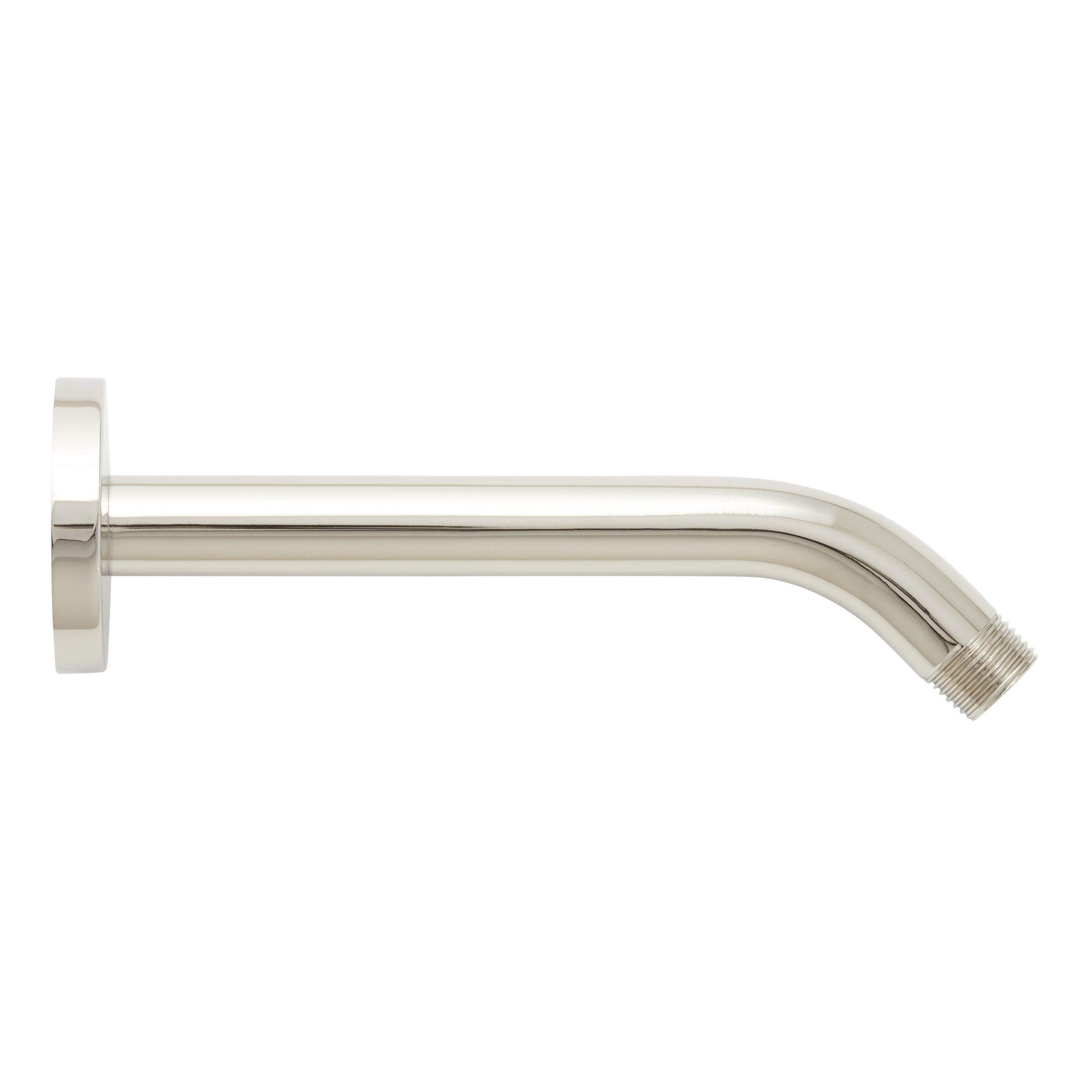 FundamentALL 8" Modern Wall-Mount Shower Arm and Flange - Polished ...