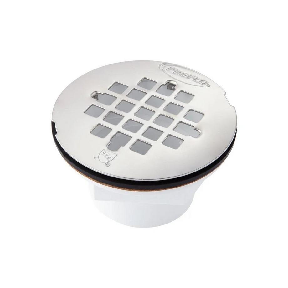 48" Acrylic Shower Tray - Center Drain - White | Signature Hardware