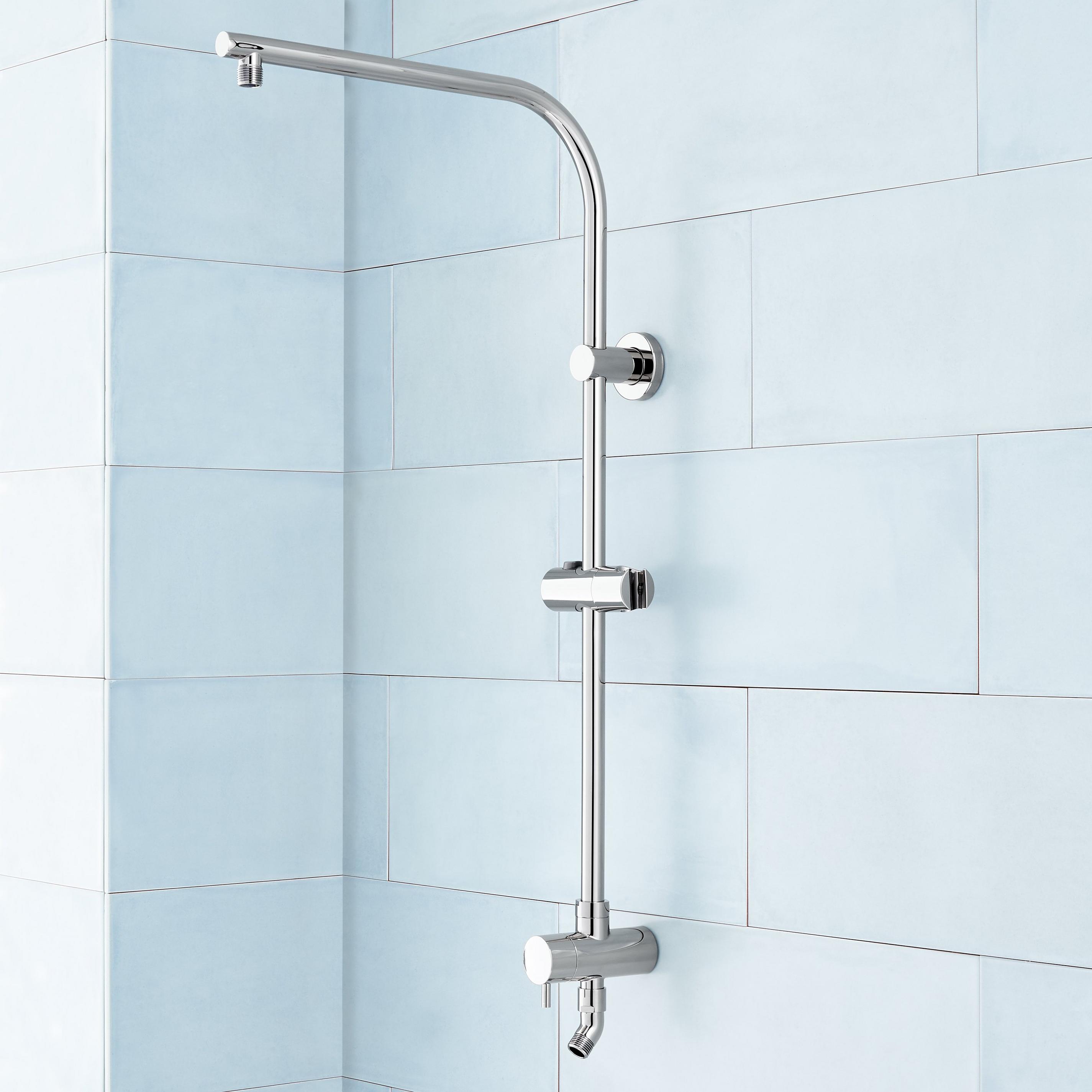 Retrofit Exposed Pipe Shower Rail | Signature Hardware
