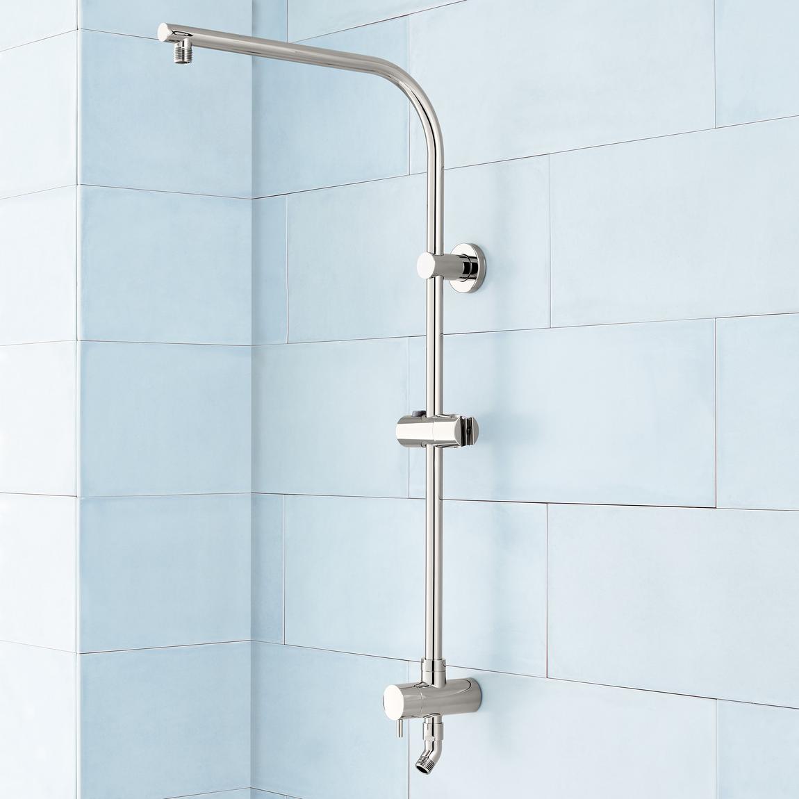 Exposed Pipe Showers