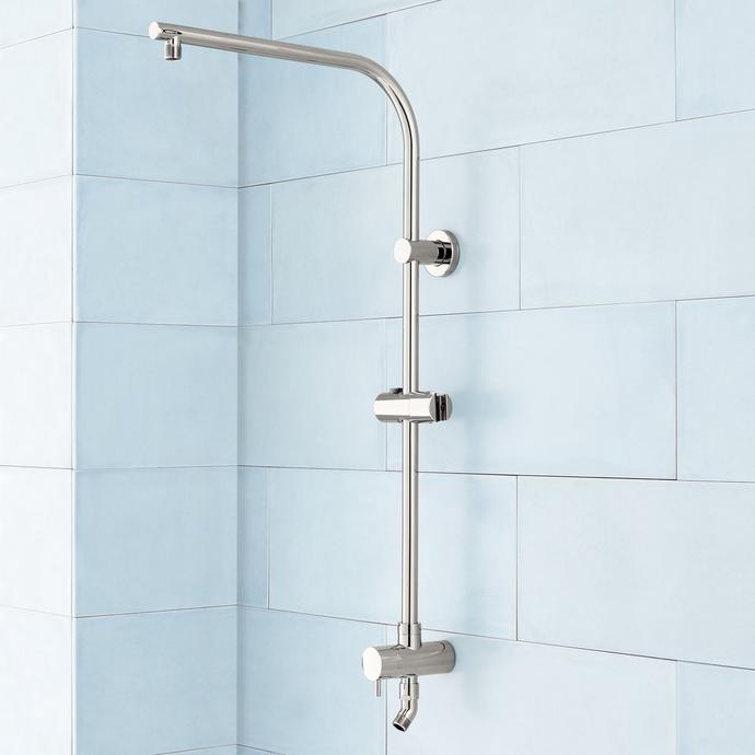 Exposed Pipe Showers