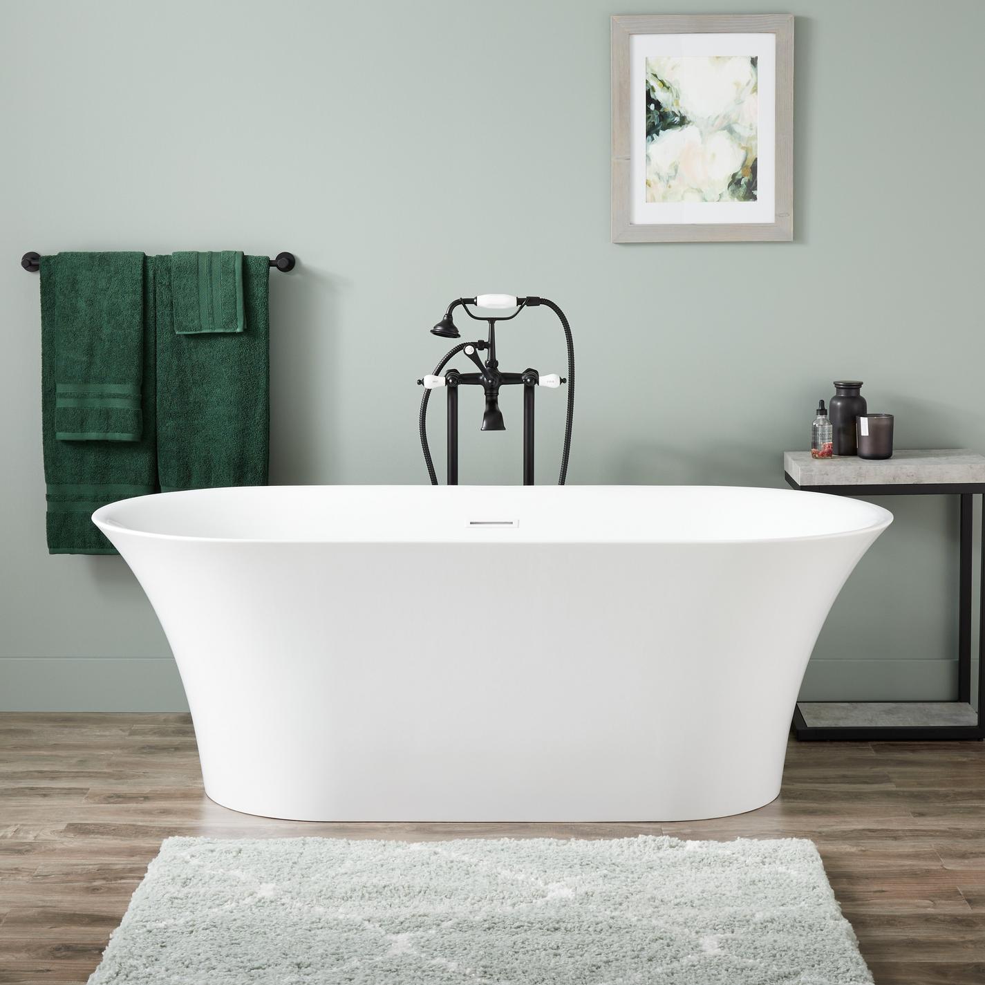 67" Giosa Acrylic Freestanding Tub | Signature Hardware