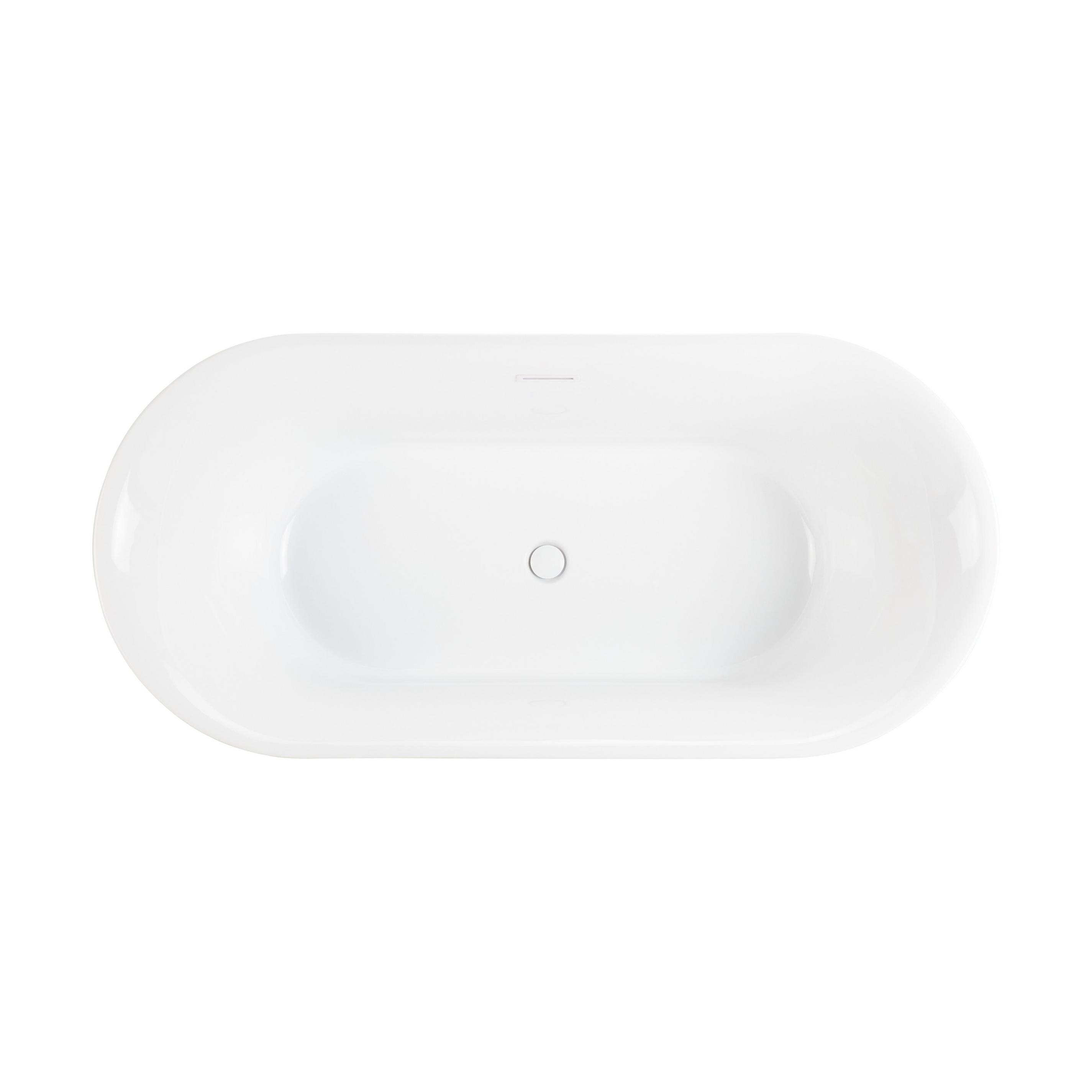 67" Giosa Acrylic Freestanding Tub | Signature Hardware