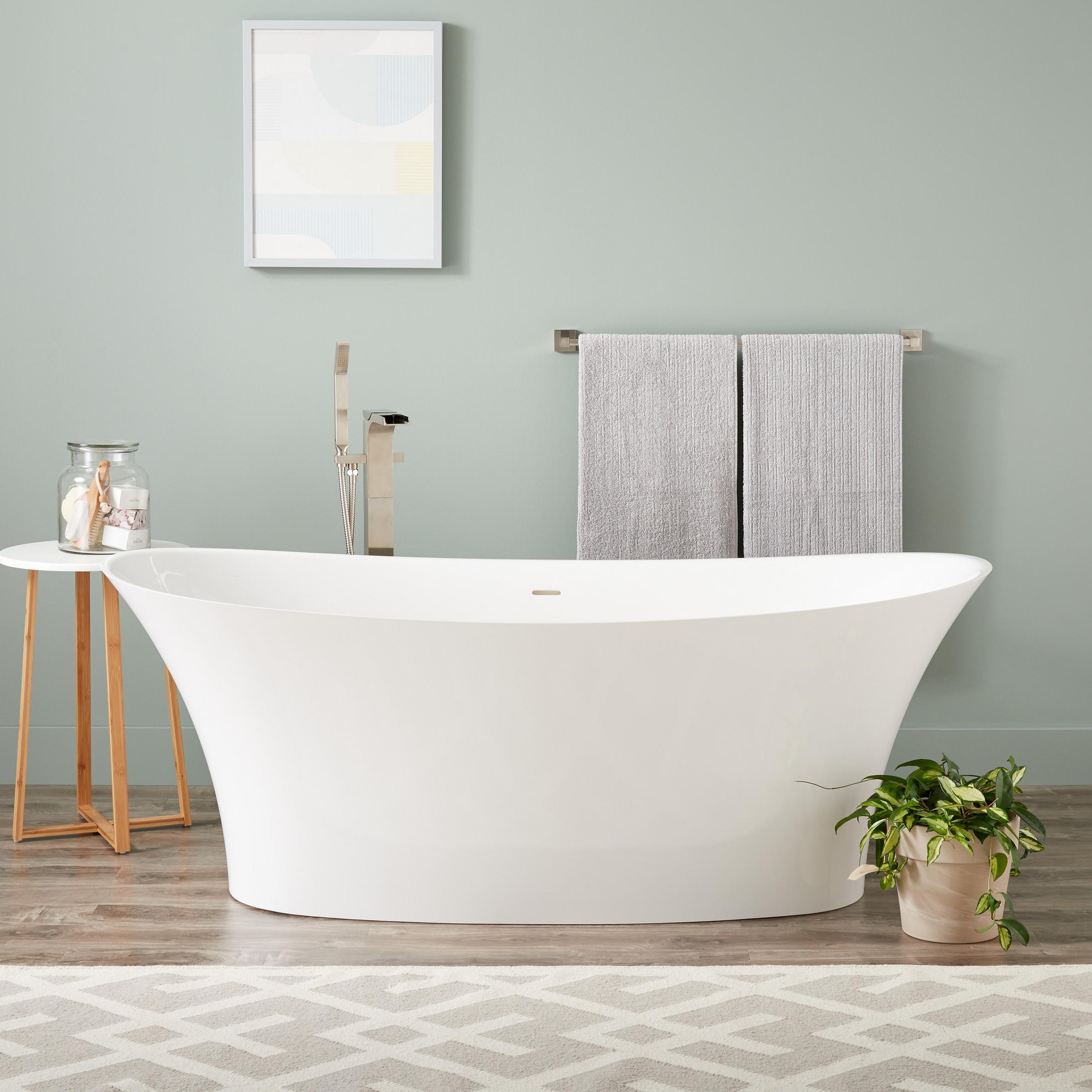 67" Giosa Solid Surface Freestanding Tub | Signature Hardware