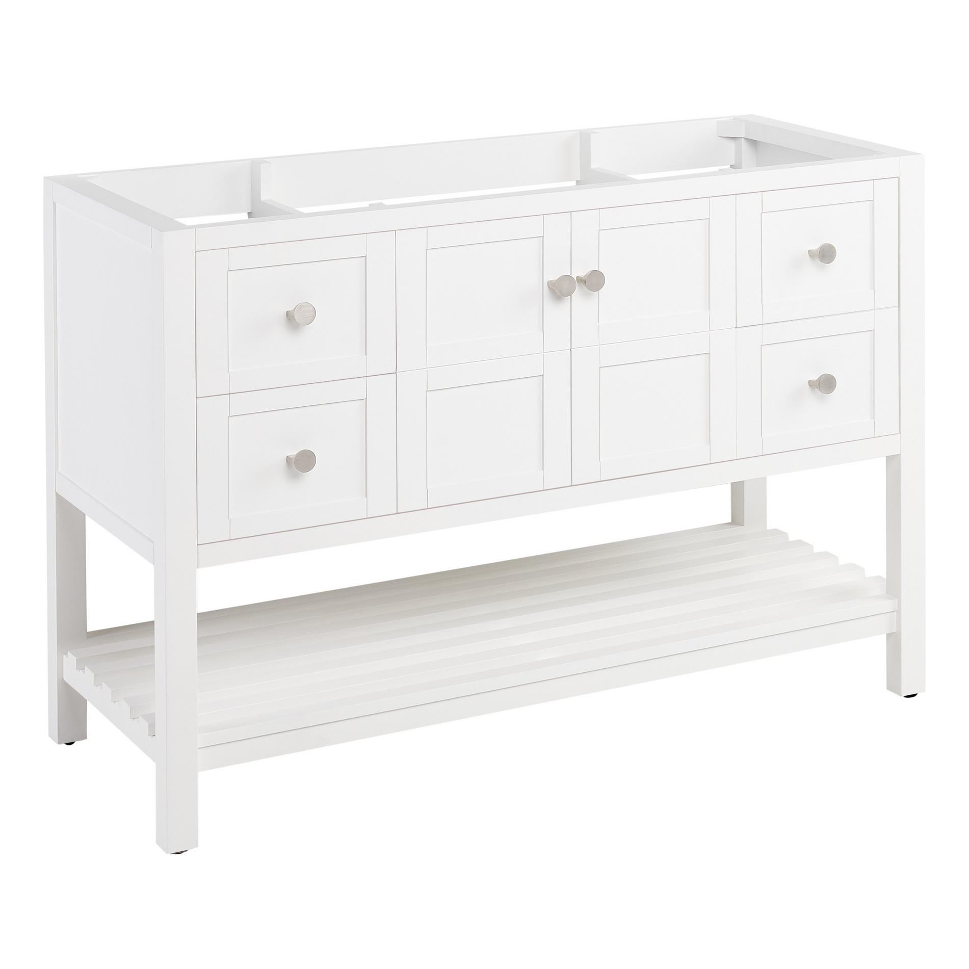48" Olsen Console Vanity Undermount Sink - Soft White | Signature Hardware