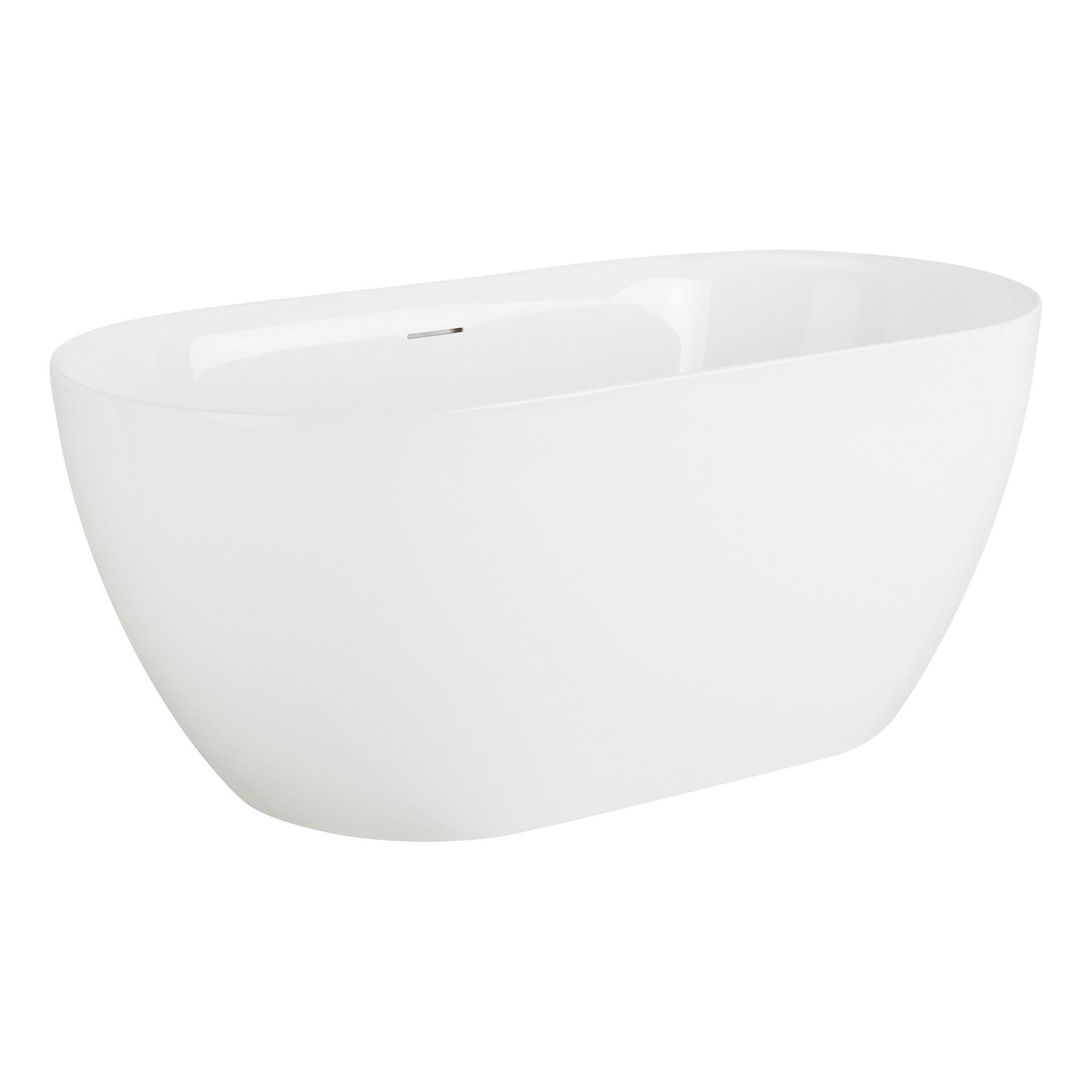 67" Hibiscus Oval Acrylic Freestanding Tub - No Tap Deck | Signature ...