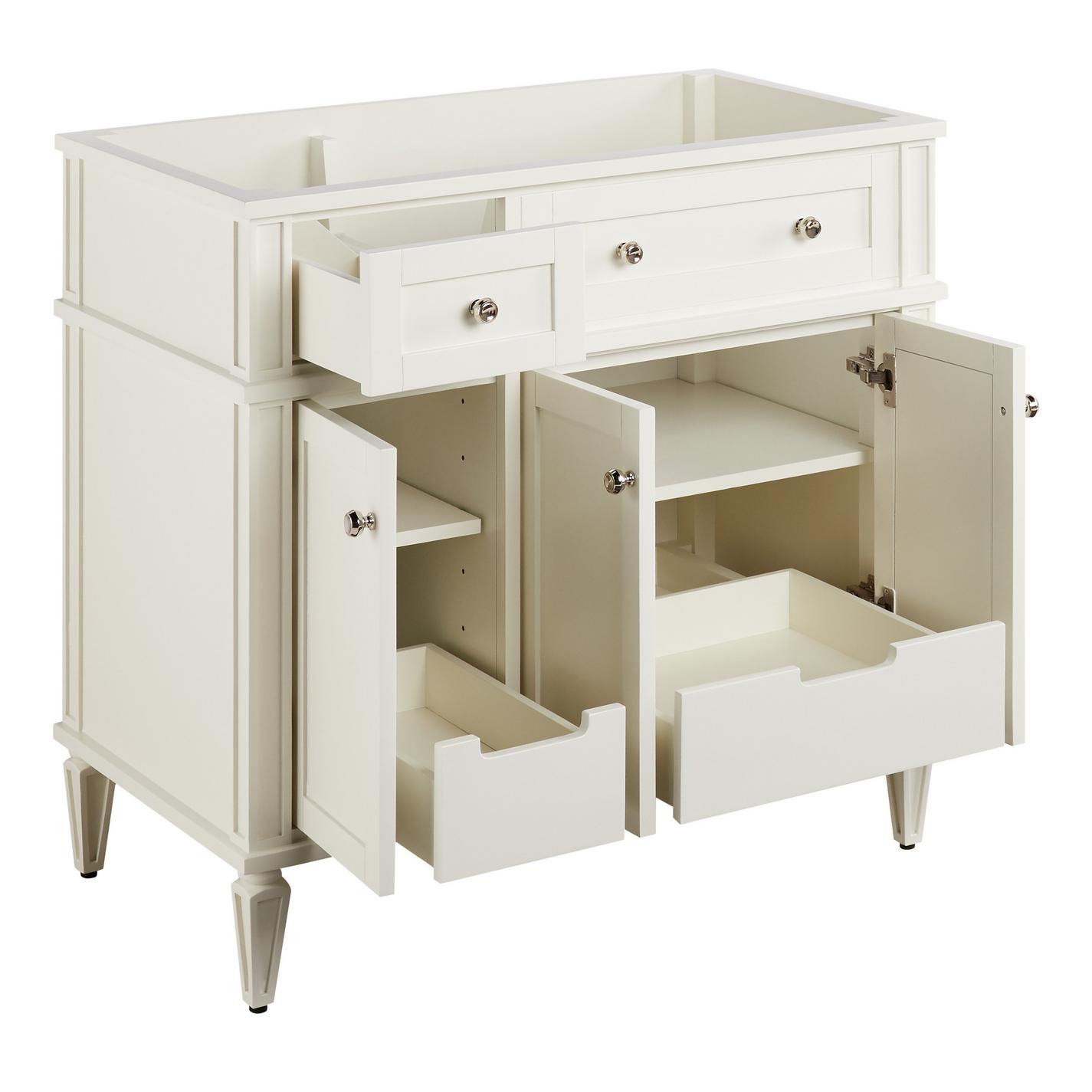 36" Elmdale Vanity for Undermount Sink - White | Signature Hardware