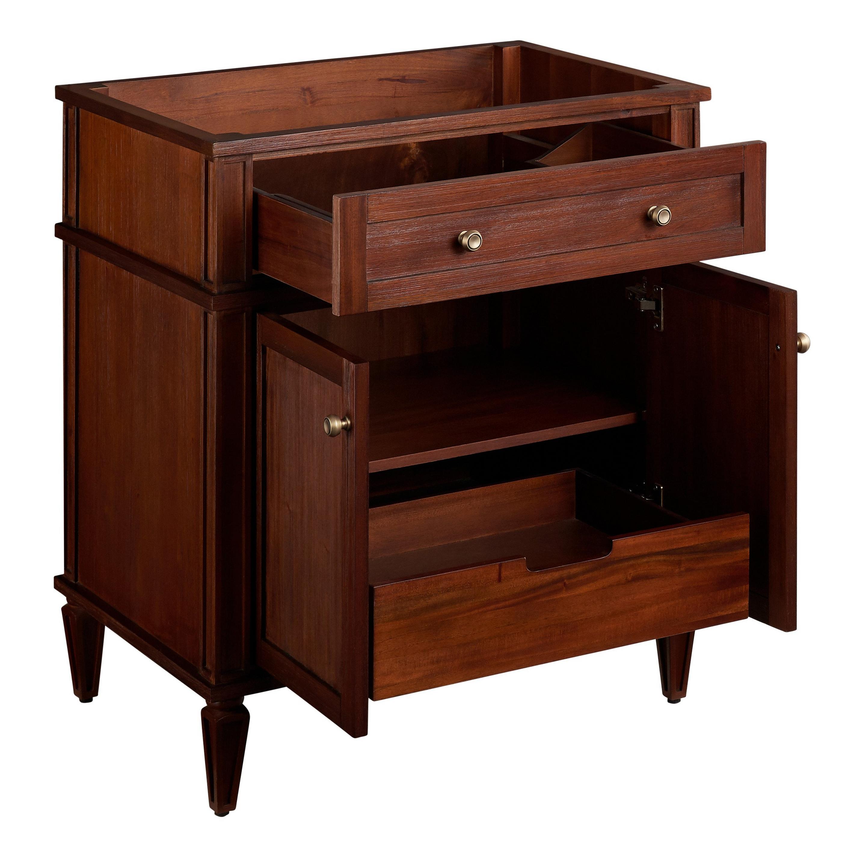 30" Elmdale Vanity - Antique Brown - Vanity Cabinet Only | Signature ...