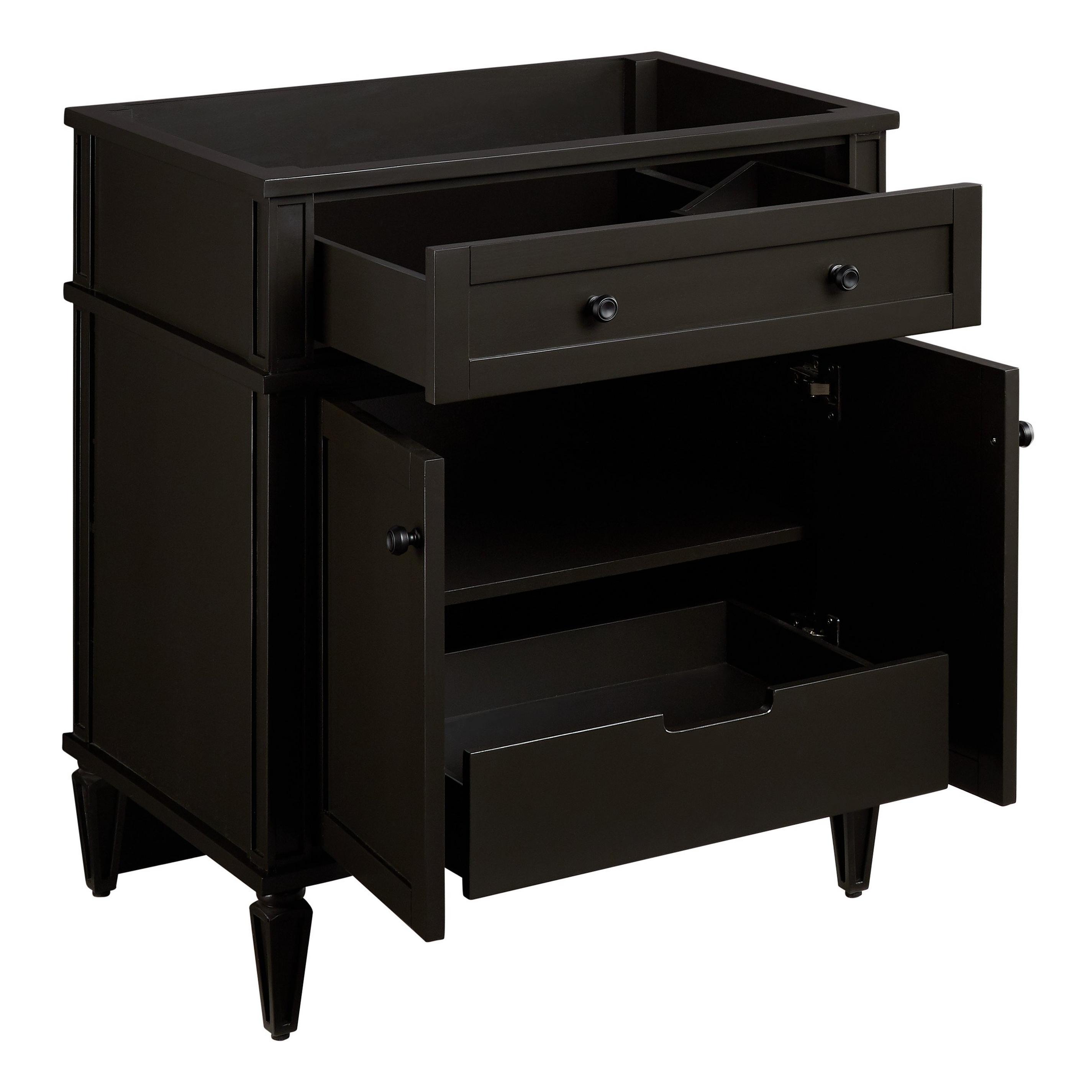 30" Elmdale Vanity - Charcoal Black - Vanity Cabinet Only | Signature ...