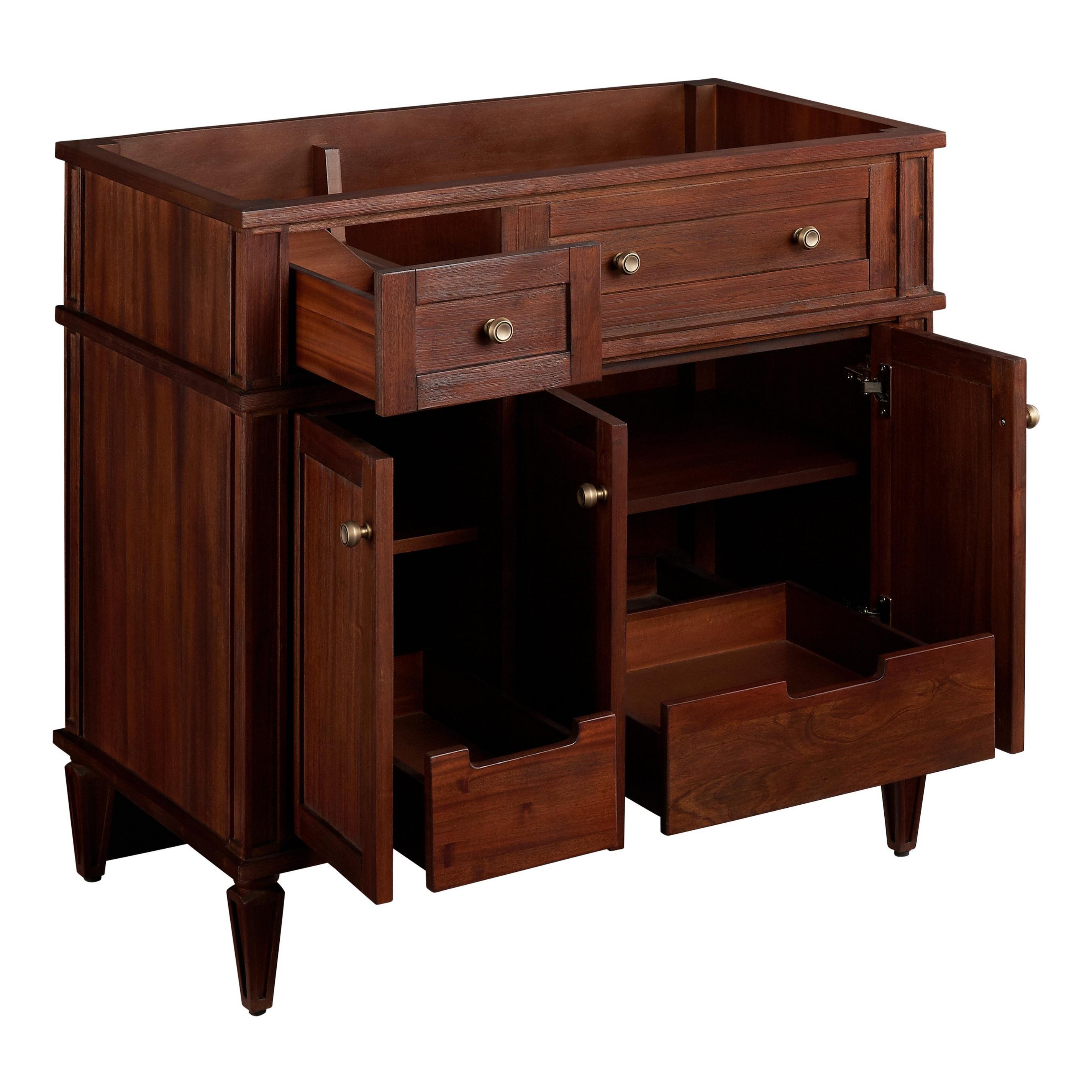 36" Elmdale Vanity - Antique Brown - Vanity Cabinet Only | Signature ...