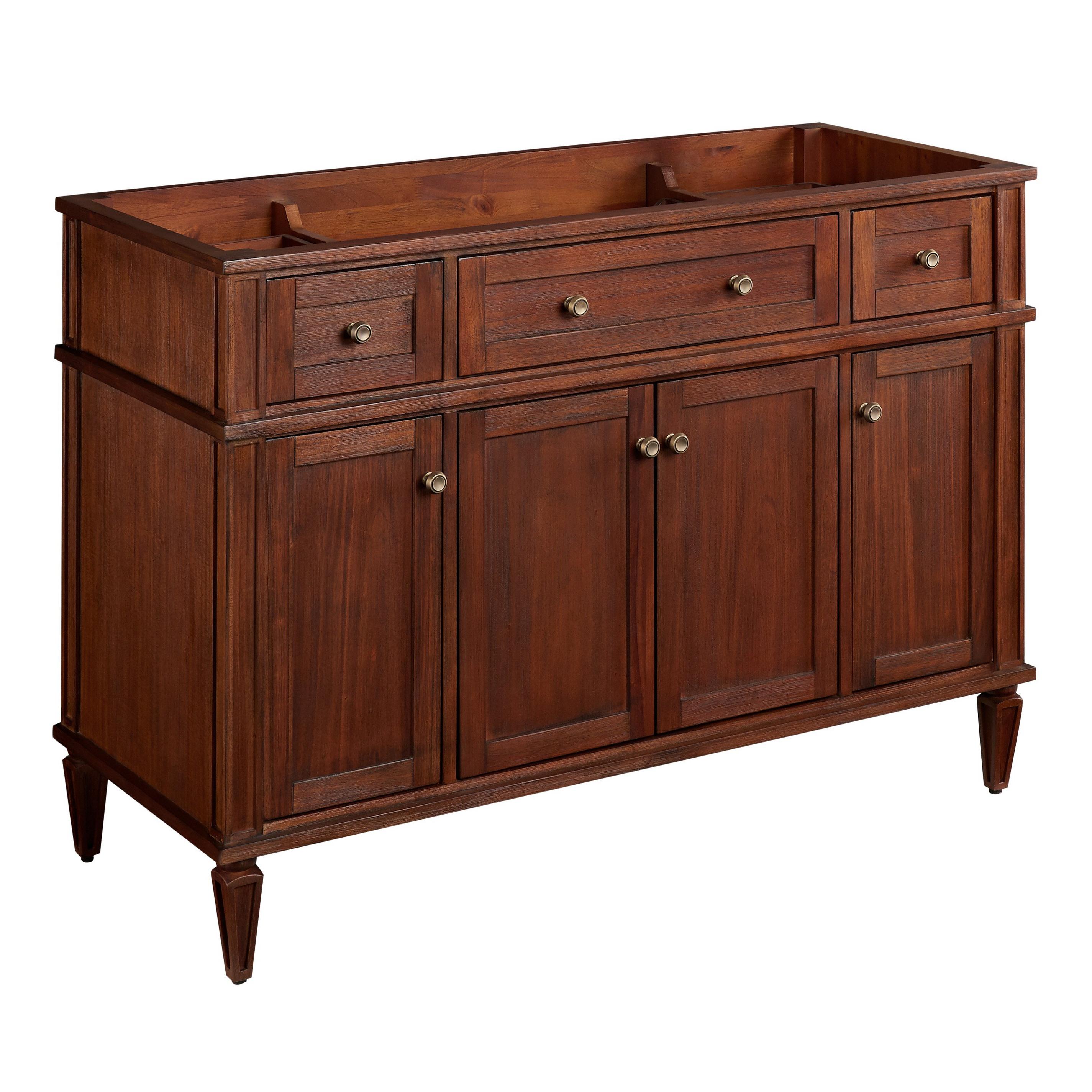 48" Elmdale Vanity for Rectangular Undermount Sink - Antique Brown ...