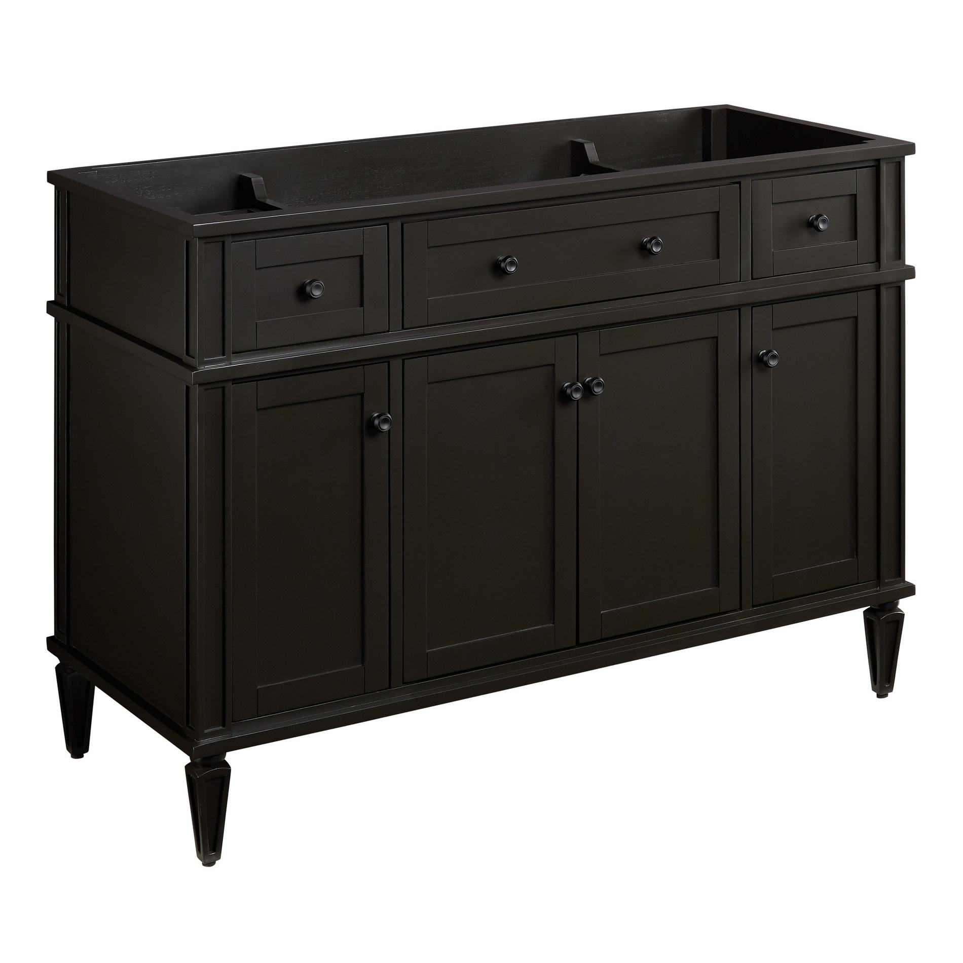 48" Elmdale Vanity for Undermount Sink - Charcoal Black | Signature ...
