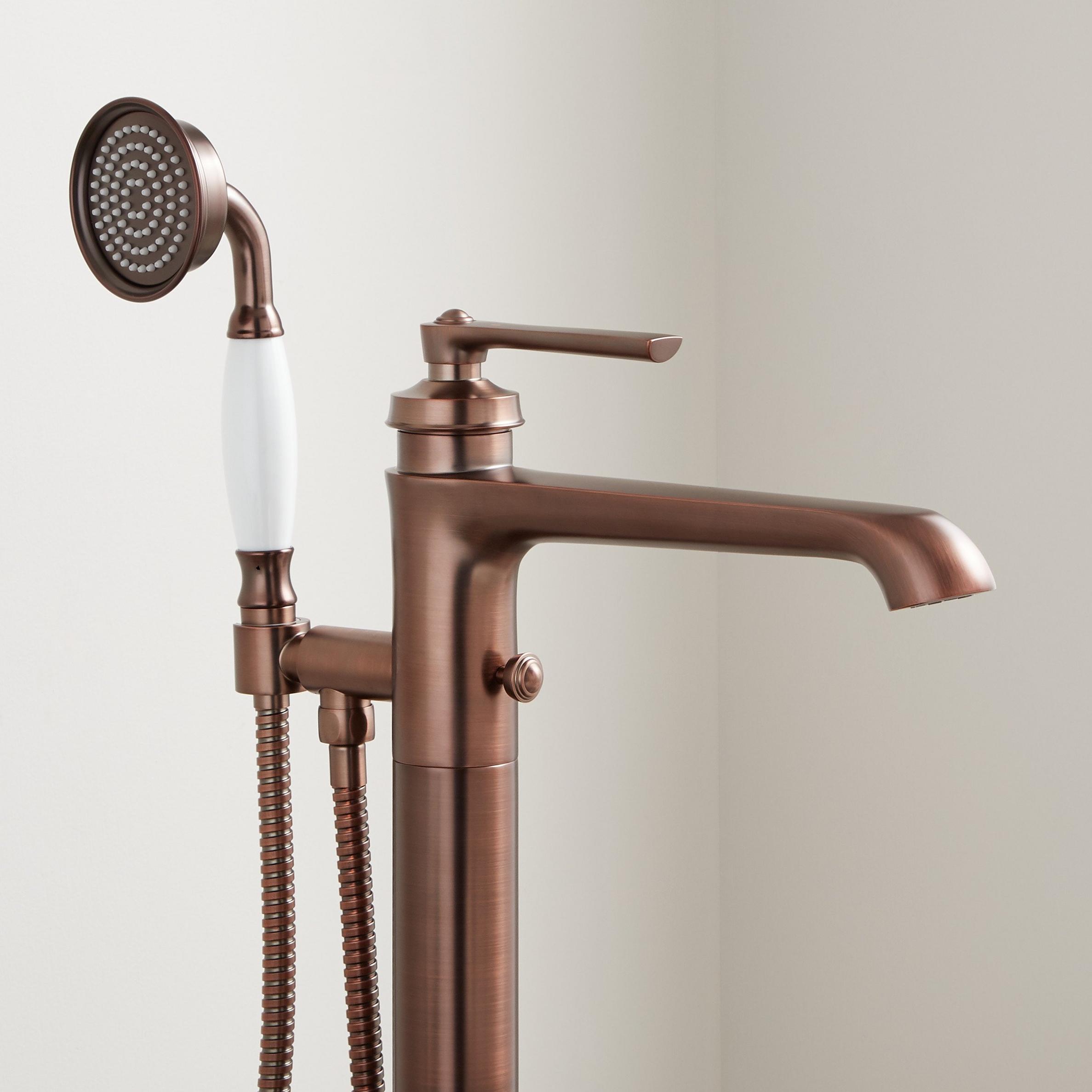 Cooper Freestanding Tub Filler with Hand Shower | Signature Hardware