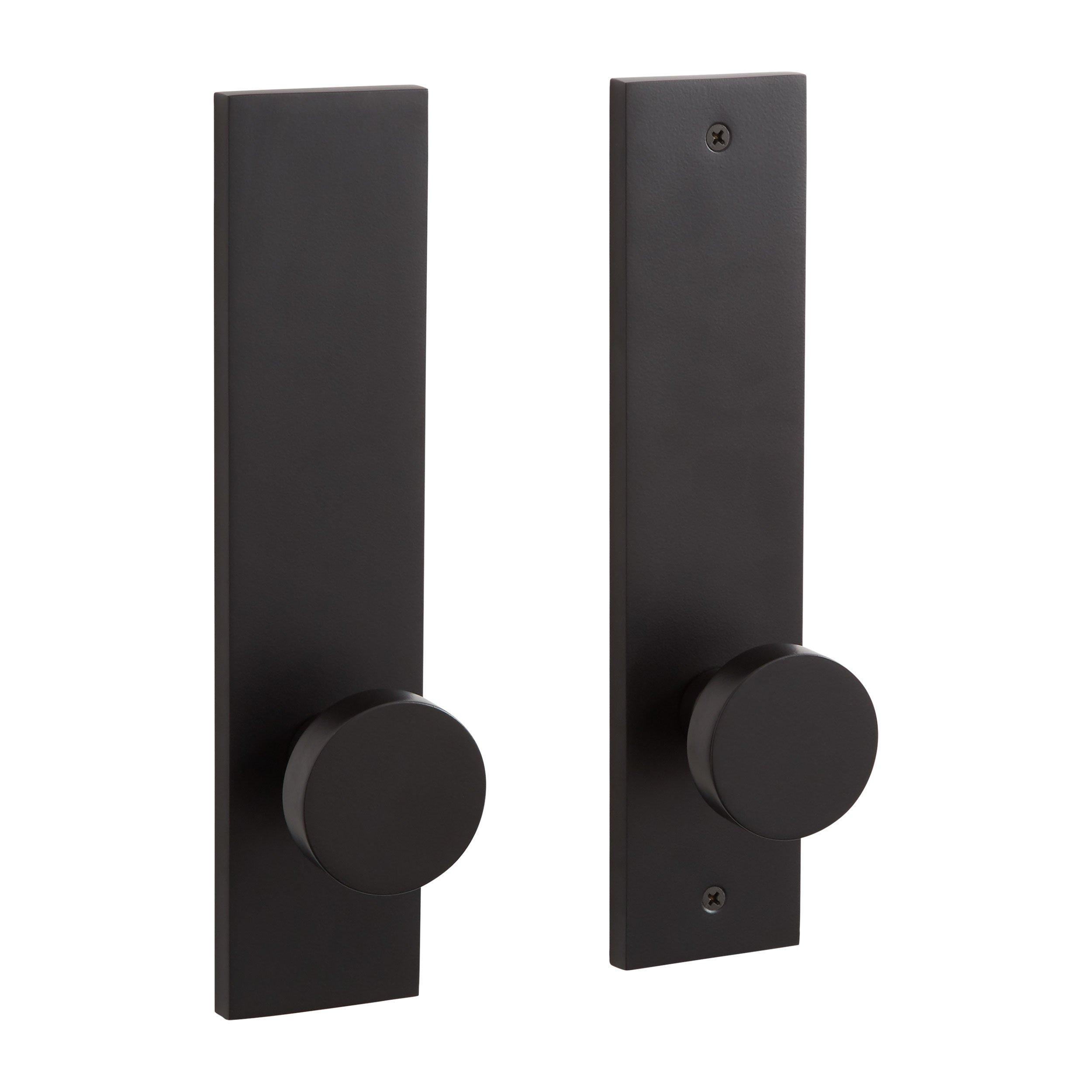 Moceri Solid Brass Dummy Entrance Set with Round Knob | Signature Hardware