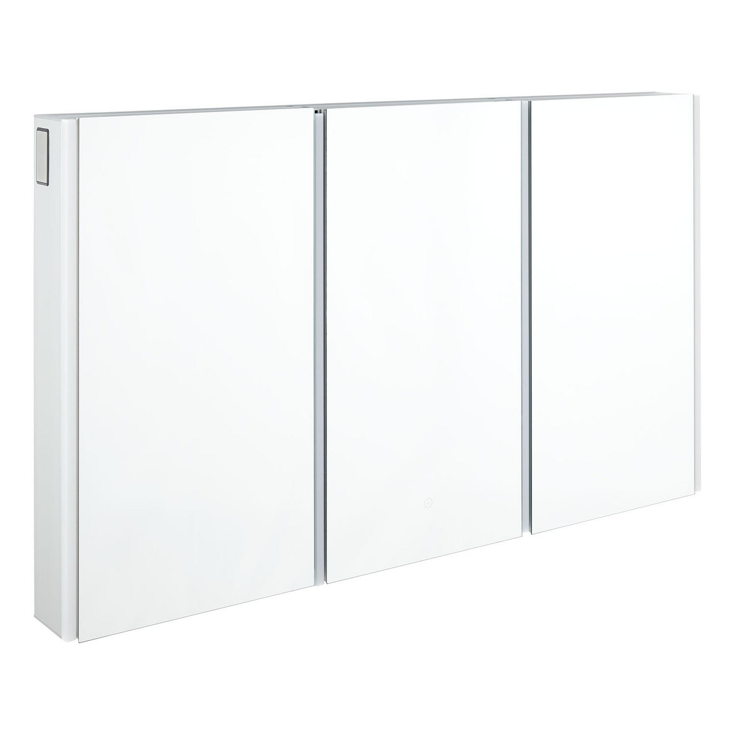 53" Leda Lighted Medicine Cabinet with Tunable LED and Wireless Speaker | Signature Hardware