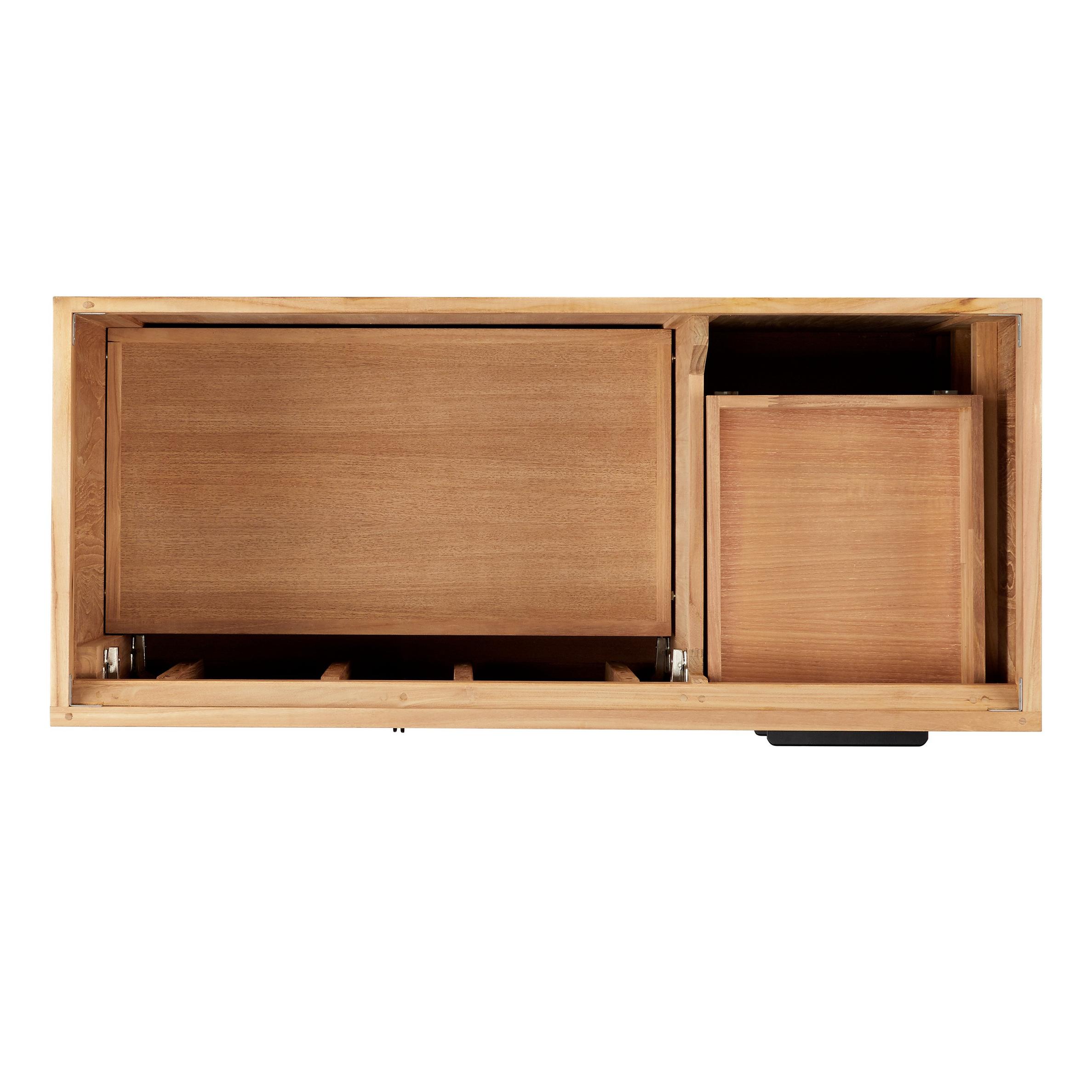 48" Aliso Teak Vanity - Natural Teak - Vanity Cabinet Only | Signature ...