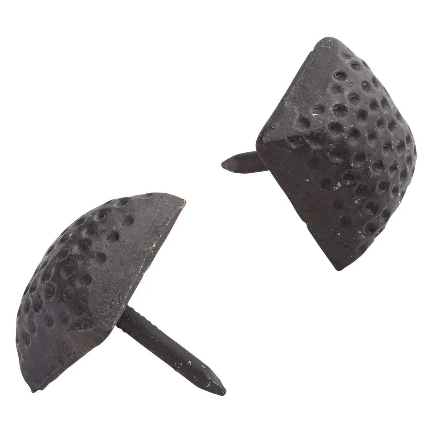 Hand-Forged Iron Square Dimpled Clavos - Set of 6 | Signature Hardware