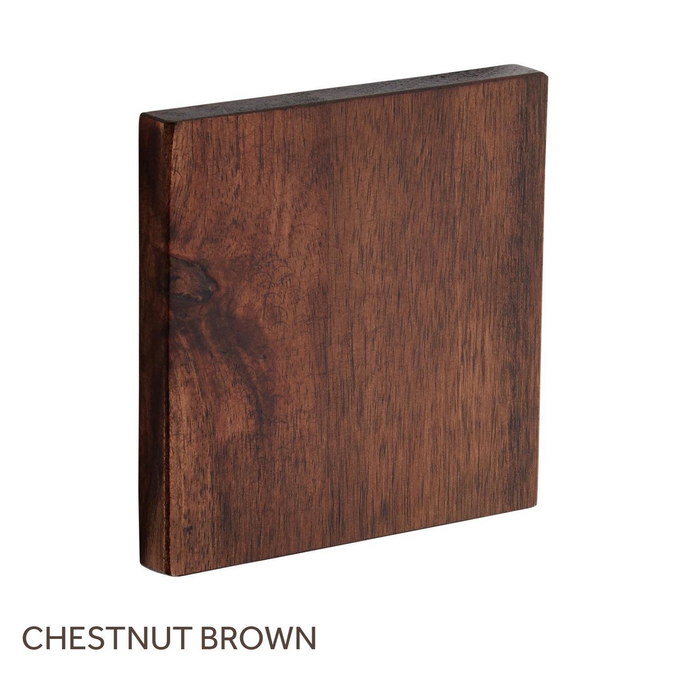 Wood Finish Sample in Rustic Brown | Signature Hardware